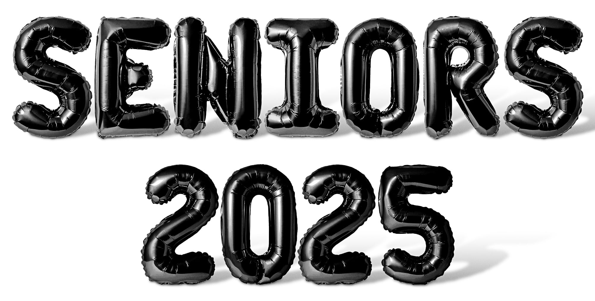 Letter Balloons - SENIORS 2025 16" Inch Alphabet Letters Foil Mylar ...