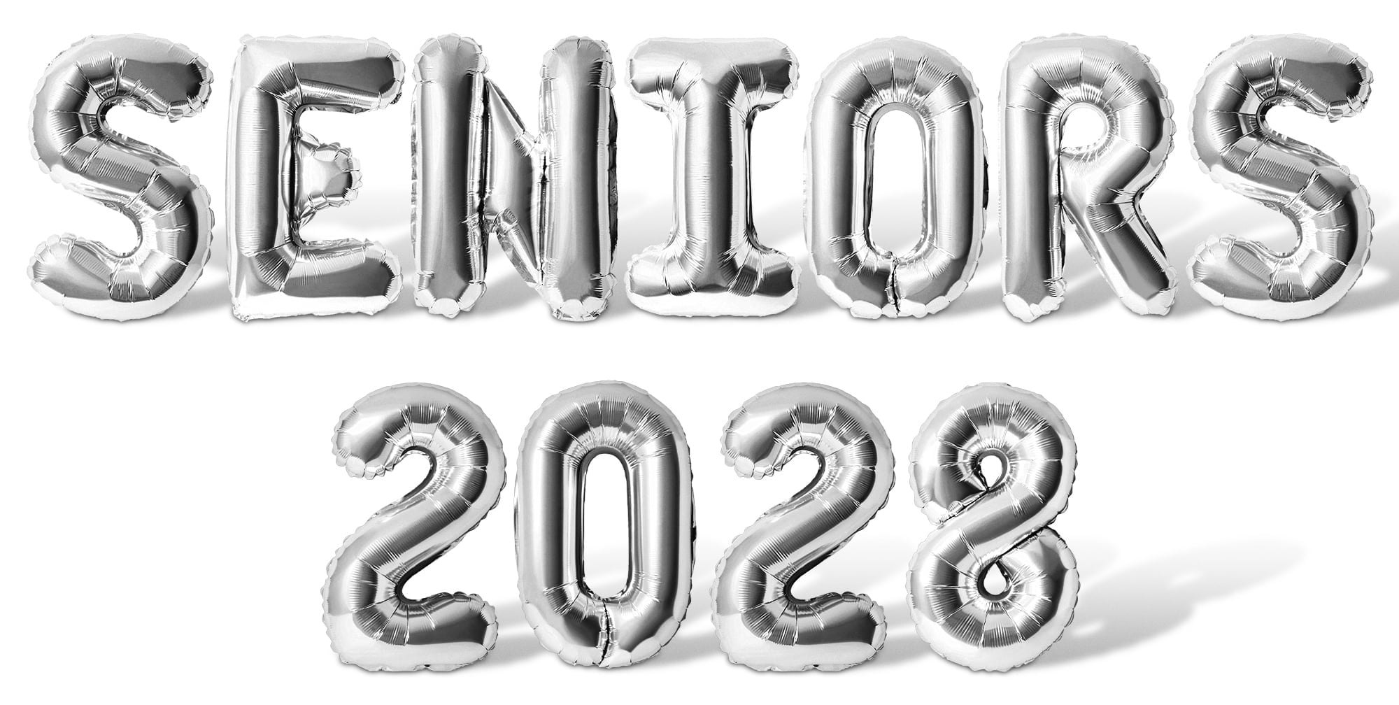 Letter Balloons - SENIORS 2028 16" Inch Alphabet Letters Foil Mylar ...