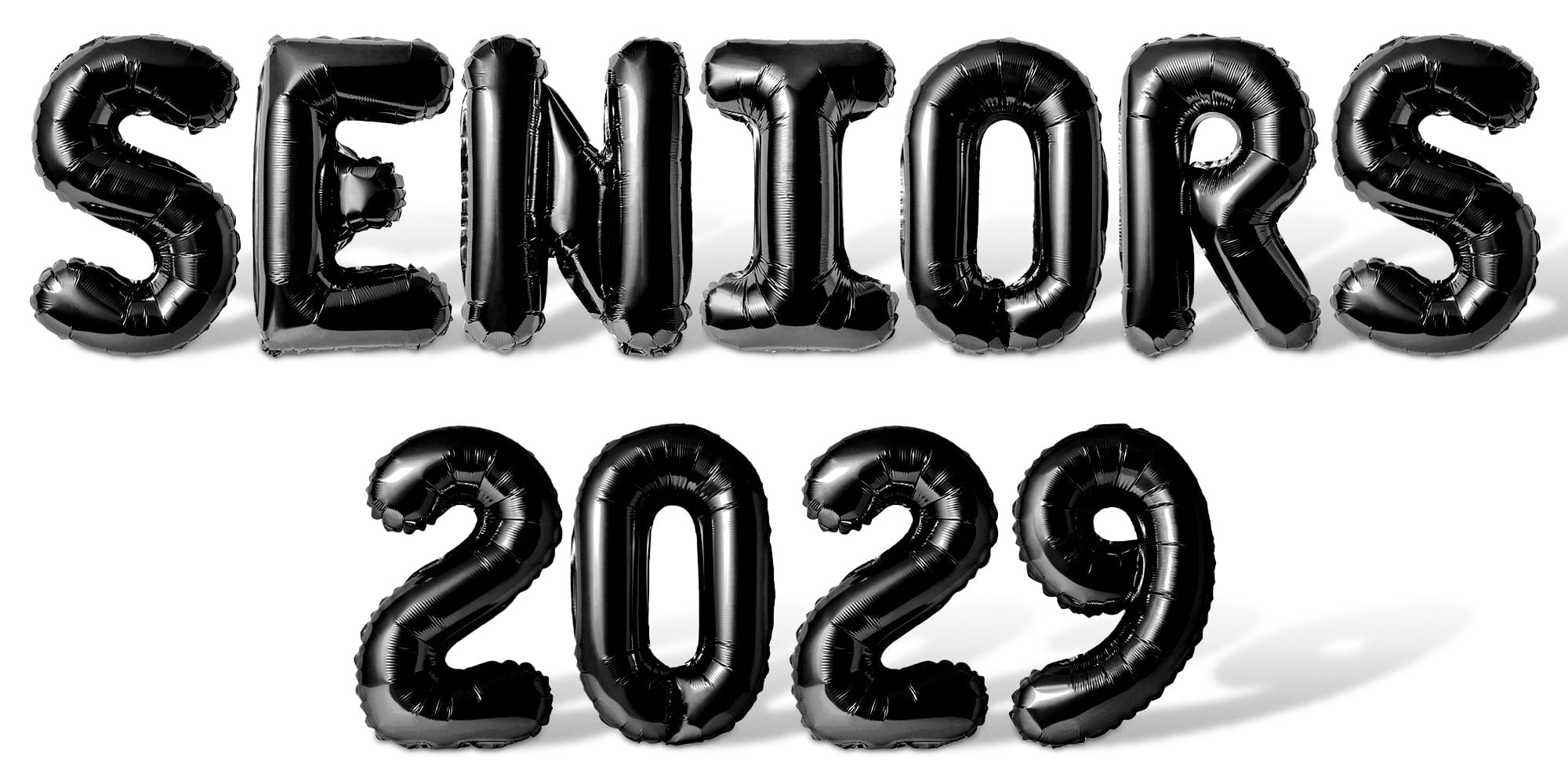 Letter Balloons - SENIORS 2029 16" Inch Alphabet Letters Foil Mylar ...