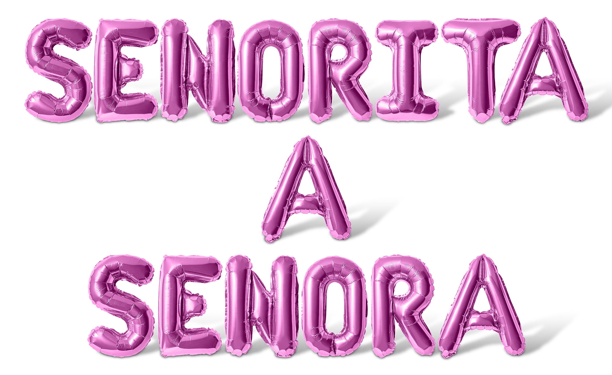 Letter Balloons - SENORITA A SENORA 16" Inch Alphabet Letters Foil ...
