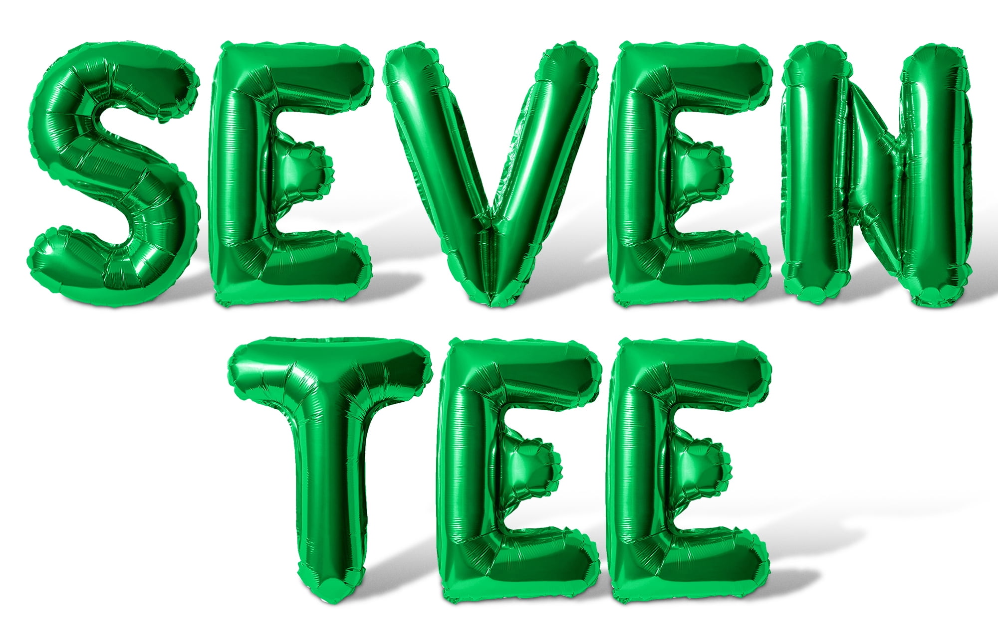 Letter Balloons - SEVEN TEE 16" Inch Alphabet Letters Foil Mylar ...