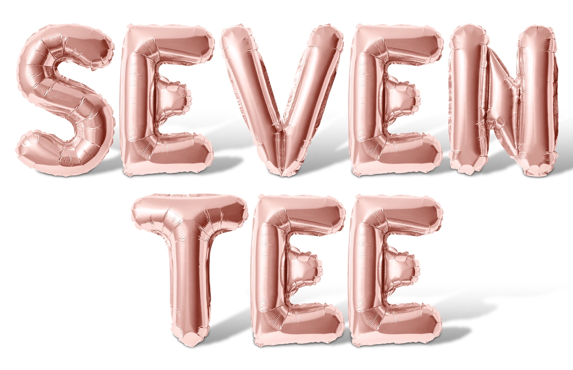 Letter Balloons - SEVEN TEE 16" Inch Alphabet Letters Foil Mylar ...