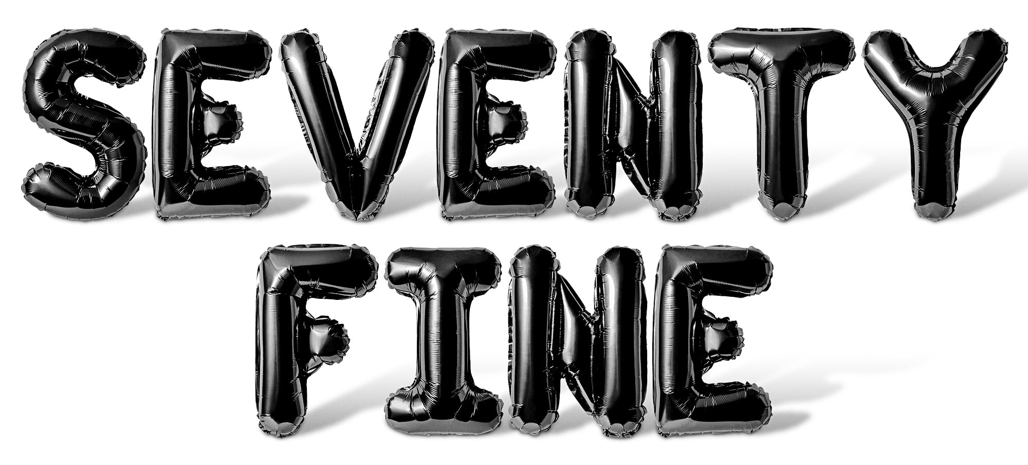 Letter Balloons - SEVENTY FINE 16" Inch Alphabet Letters Foil Mylar ...