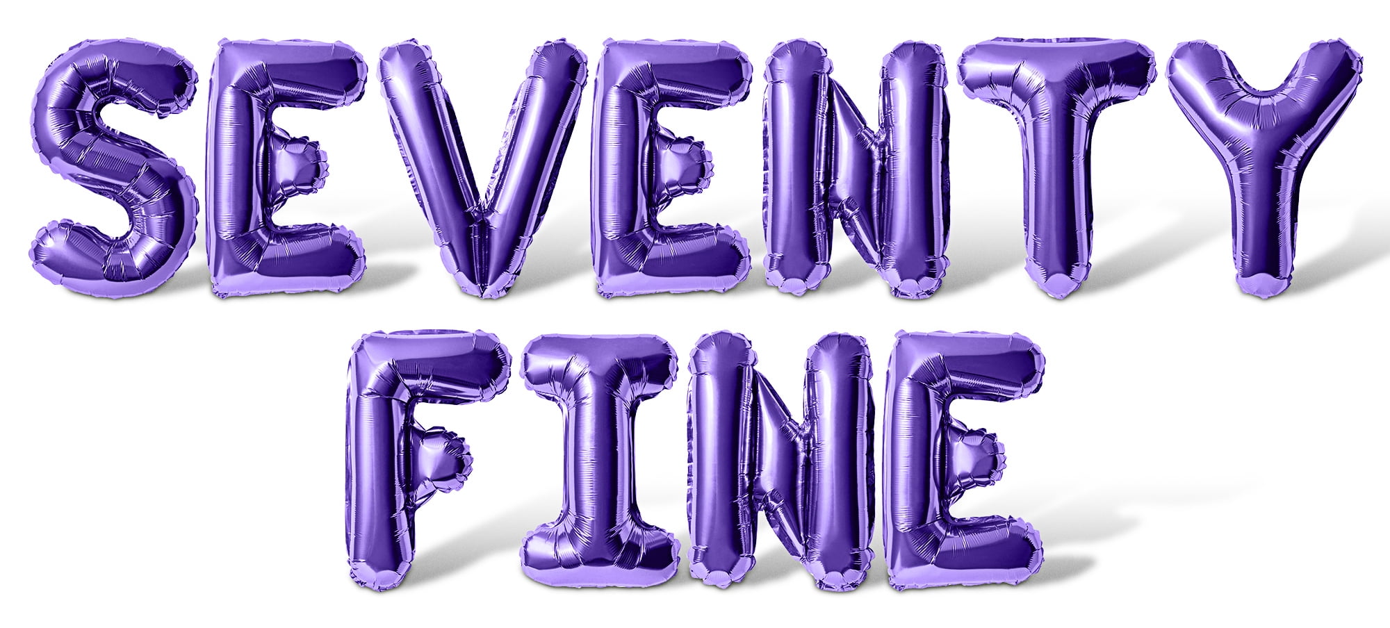 Letter Balloons - SEVENTY FINE 16" Inch Alphabet Letters Foil Mylar ...