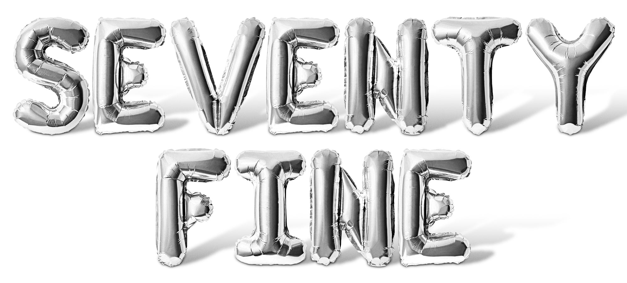 Letter Balloons - SEVENTY FINE 16" Inch Alphabet Letters Foil Mylar ...