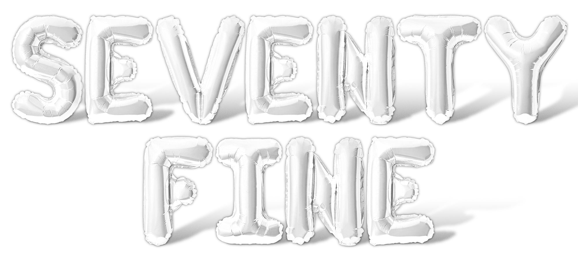 Letter Balloons - SEVENTY FINE 16" Inch Alphabet Letters Foil Mylar ...