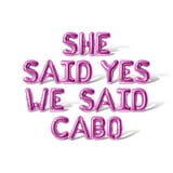 Letter Balloons - SHE SAID YES WE SAID CABO 16" Inch Alphabet Letters ...