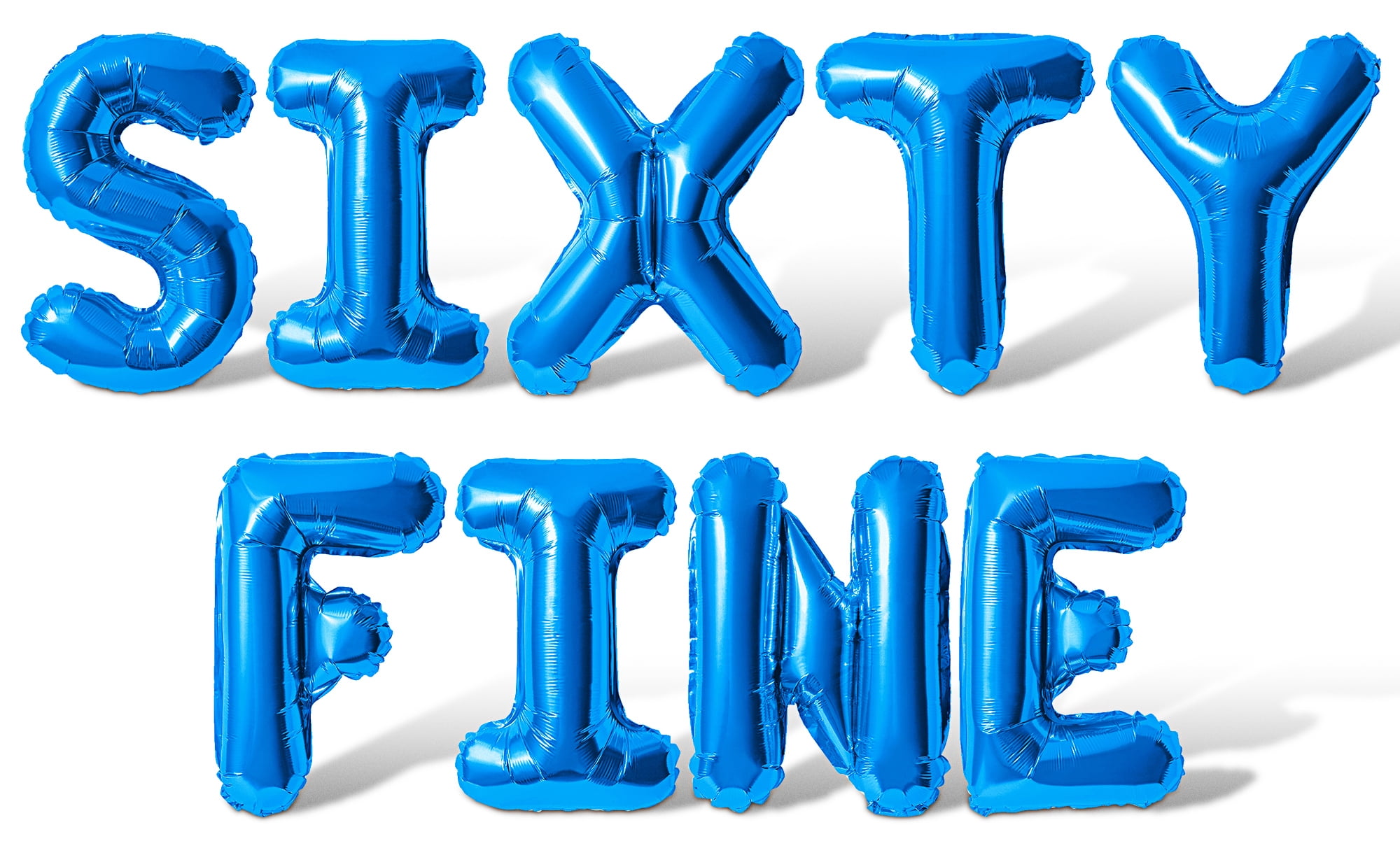 Letter Balloons - SIXTY FINE 16" Inch Alphabet Letters Foil Mylar ...