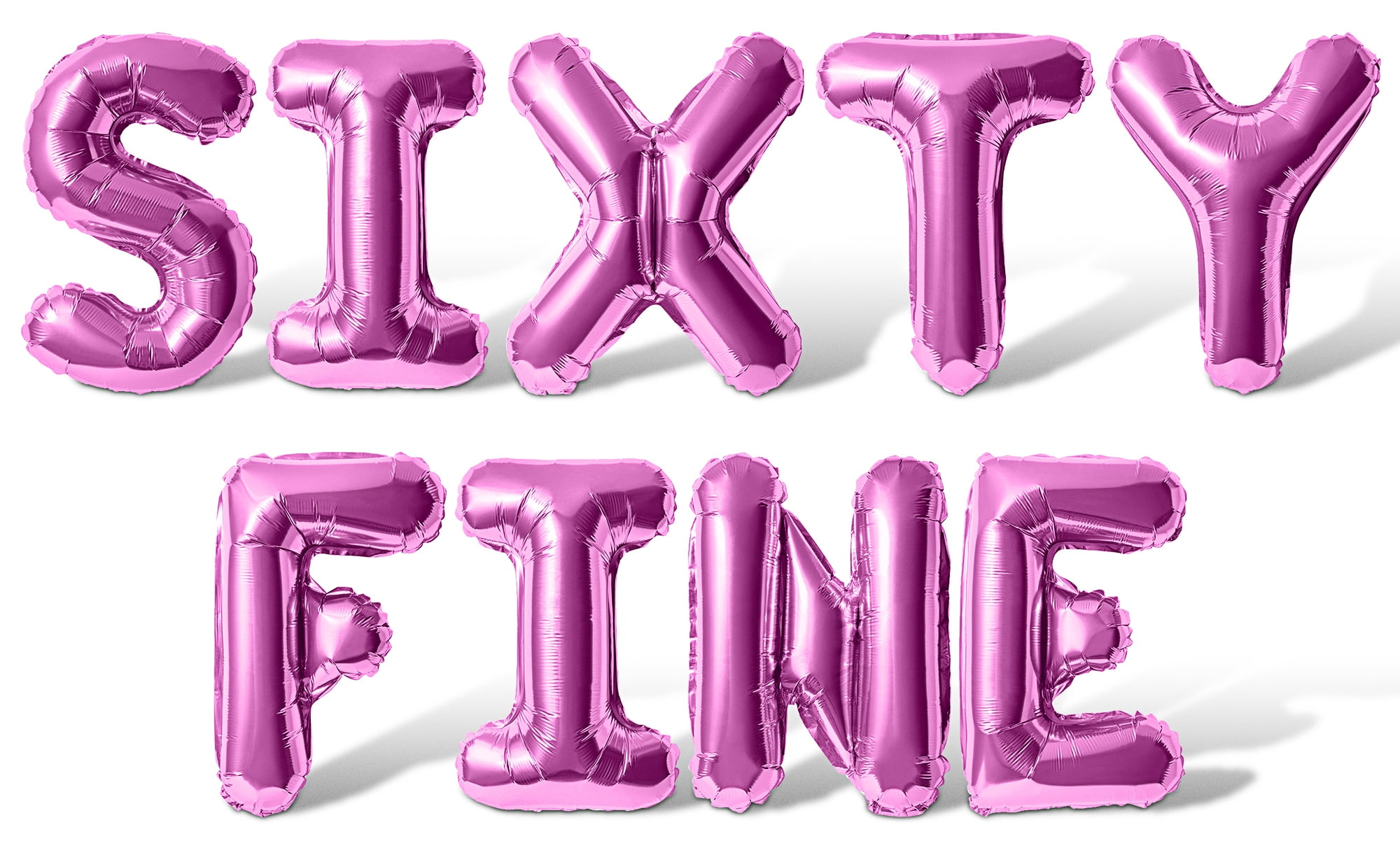 Letter Balloons - SIXTY FINE 16" Inch Alphabet Letters Foil Mylar ...