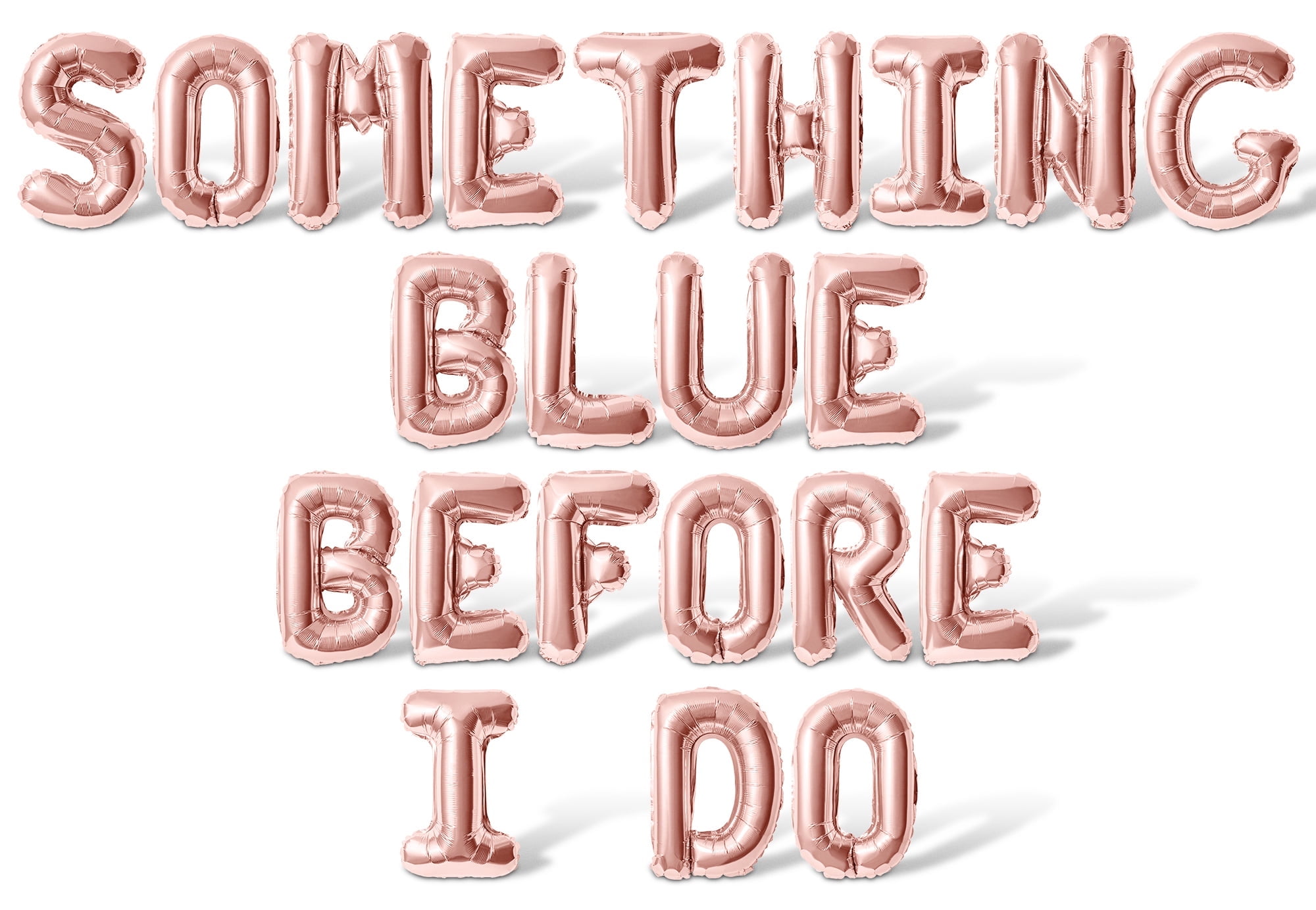 Letter Balloons - SOMETHING BLUE BEFORE I DO 16" Inch Alphabet Letters ...
