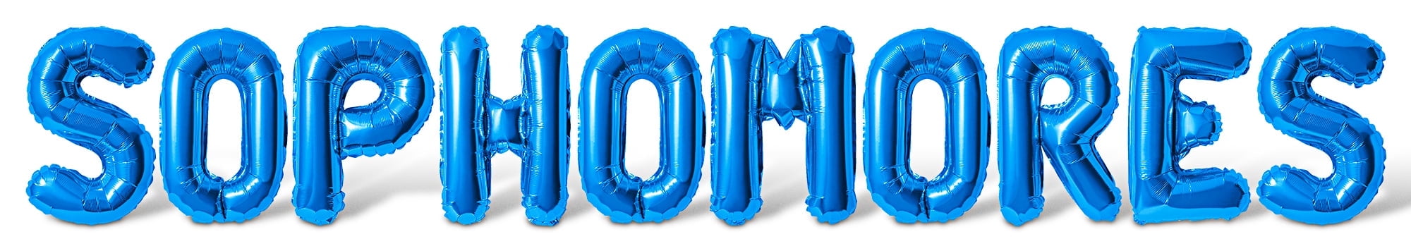 Letter Balloons - SOPHOMORES 16" Inch Alphabet Letters Foil Mylar ...