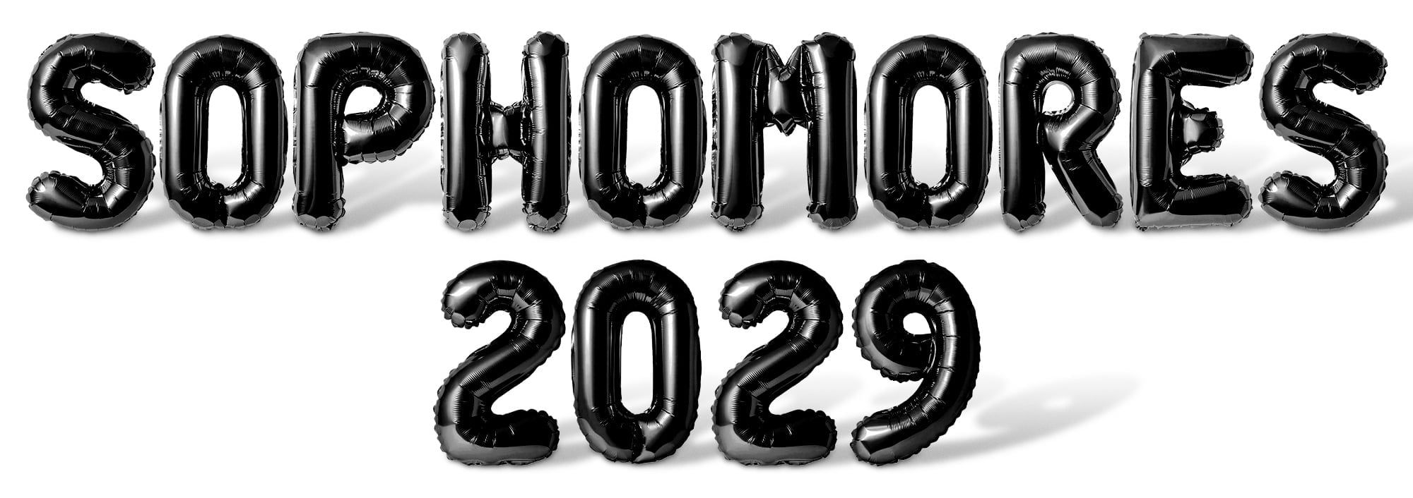 Letter Balloons - SOPHOMORES 2029 16" Inch Alphabet Letters Foil Mylar ...