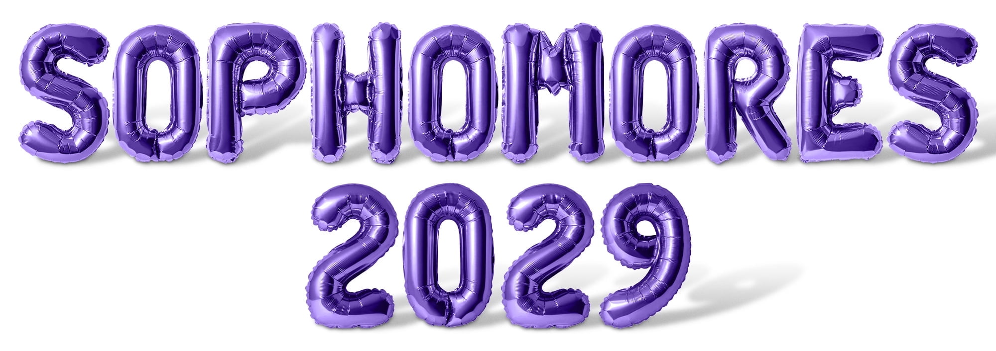 Letter Balloons - SOPHOMORES 2029 16" Inch Alphabet Letters Foil Mylar ...
