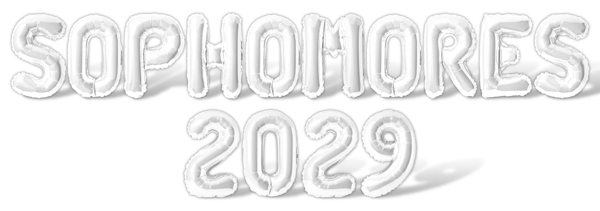 Letter Balloons - SOPHOMORES 2029 16" Inch Alphabet Letters Foil Mylar ...