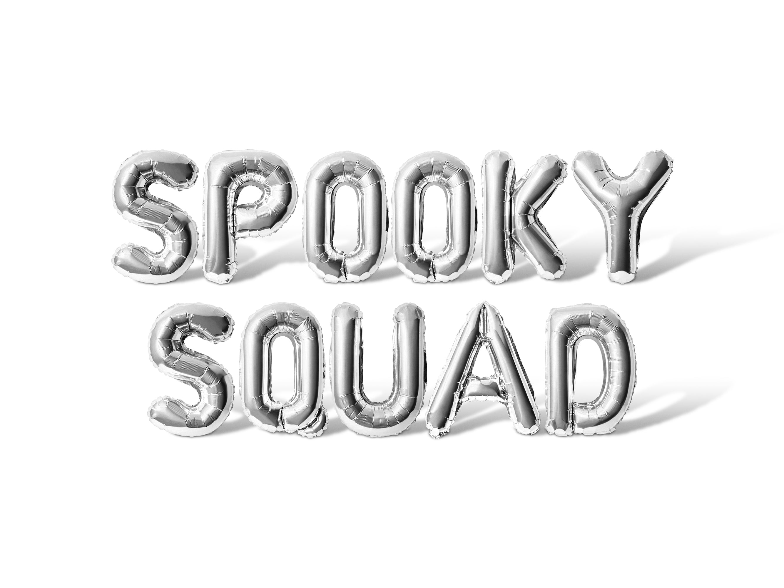 Letter Balloons - SPOOKY SQUAD 16" Inch Alphabet Letters Foil Mylar ...