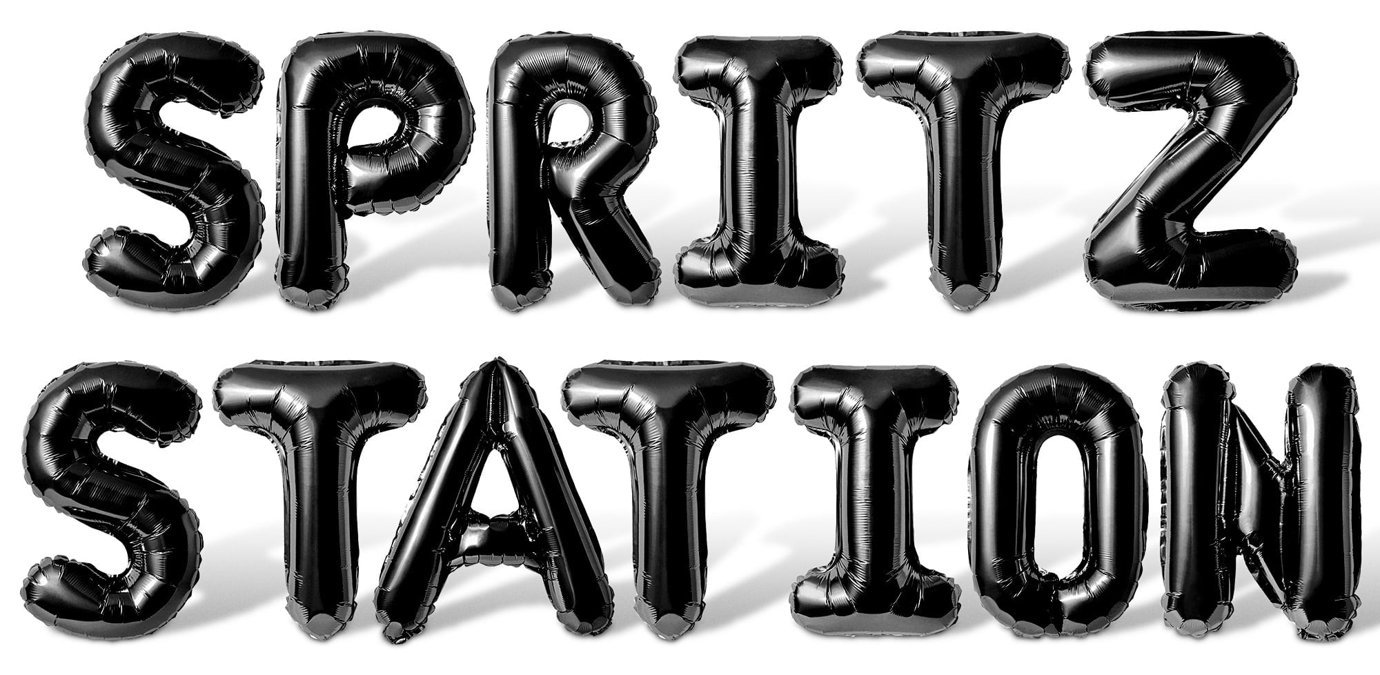 Letter Balloons - SPRITZ STATION 16" Inch Alphabet Letters Foil Mylar ...