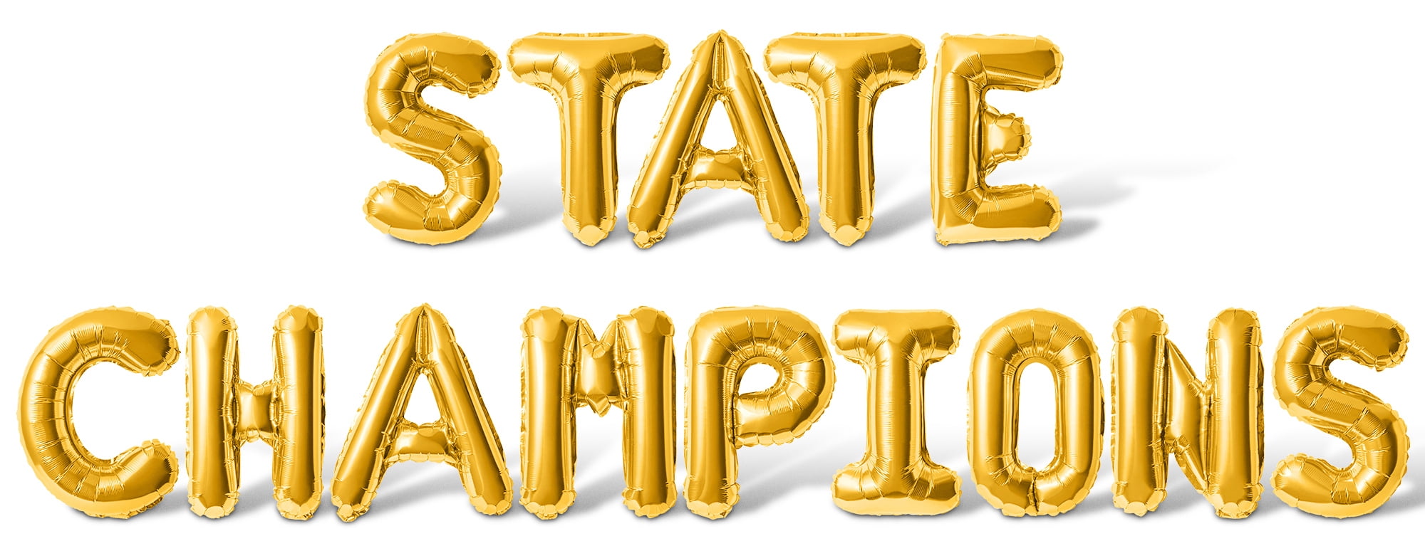 Letter Balloons - STATE CHAMPIONS 16" Inch Alphabet Letters Foil Mylar ...