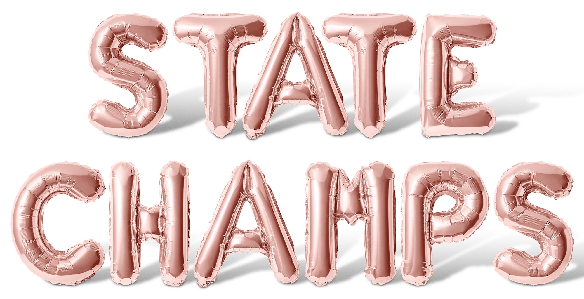 Letter Balloons - STATE CHAMPS 16" Inch Alphabet Letters Foil Mylar ...