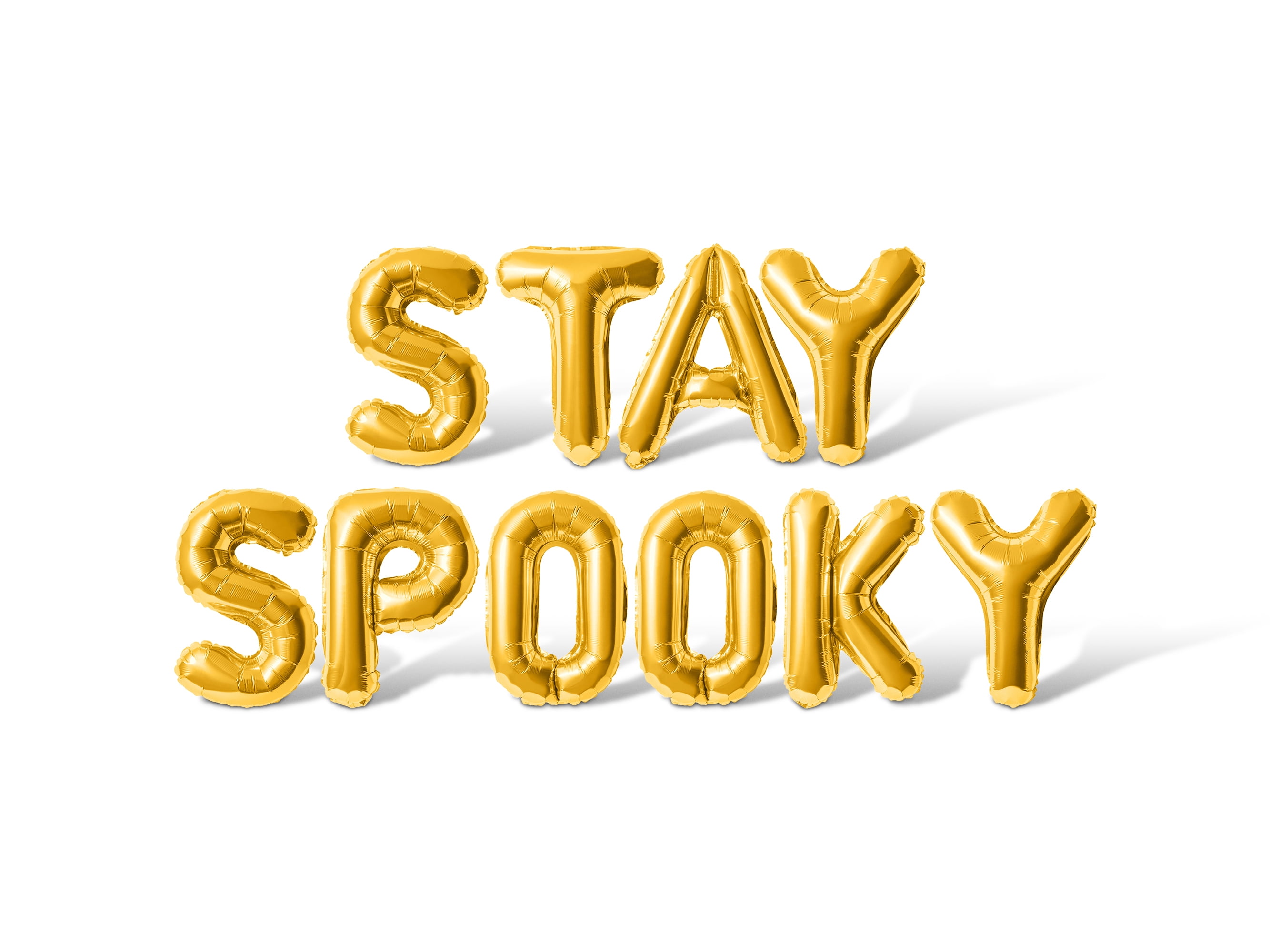 Letter Balloons - STAY SPOOKY 16" Inch Alphabet Letters Foil Mylar ...
