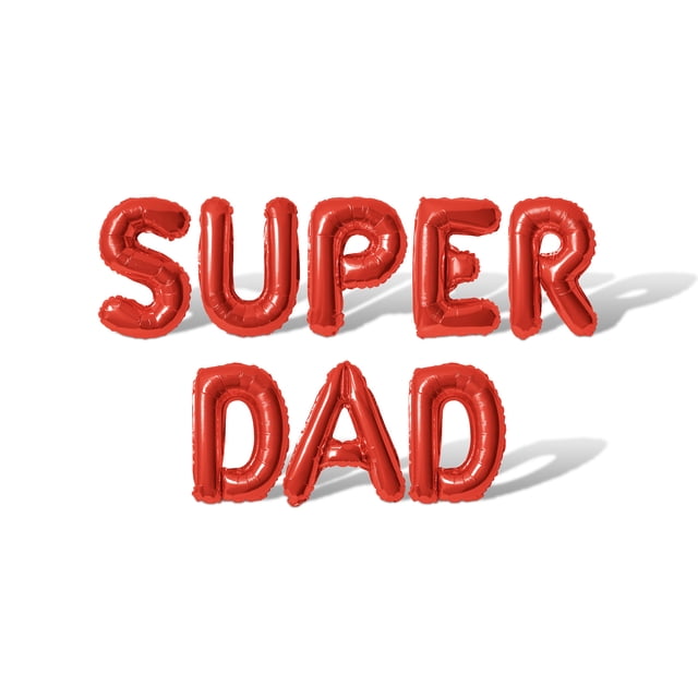 Letter Balloons - SUPER DAD 16