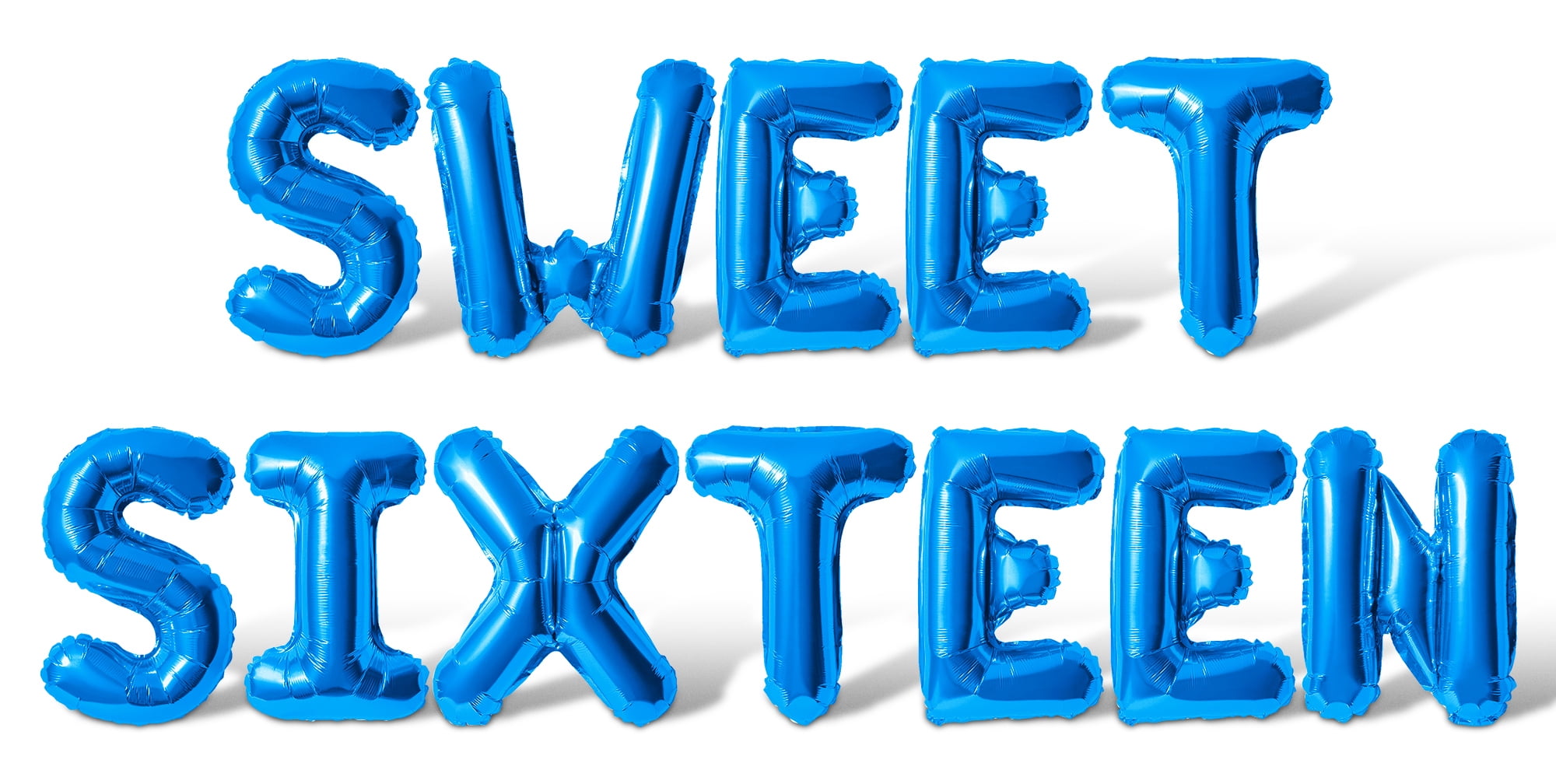 Letter Balloons - SWEET SIXTEEN 16" Inch Alphabet Letters Foil Mylar ...