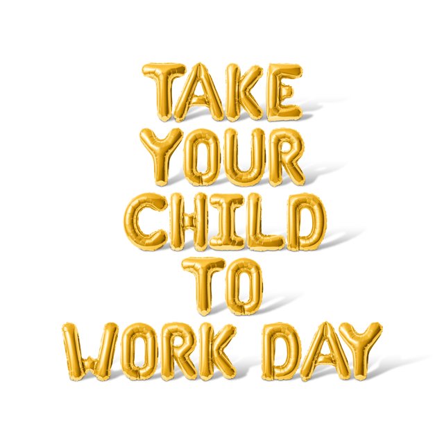Letter Balloons - TAKE YOUR CHILD TO WORK DAY 16" Inch Alphabet Letters ...