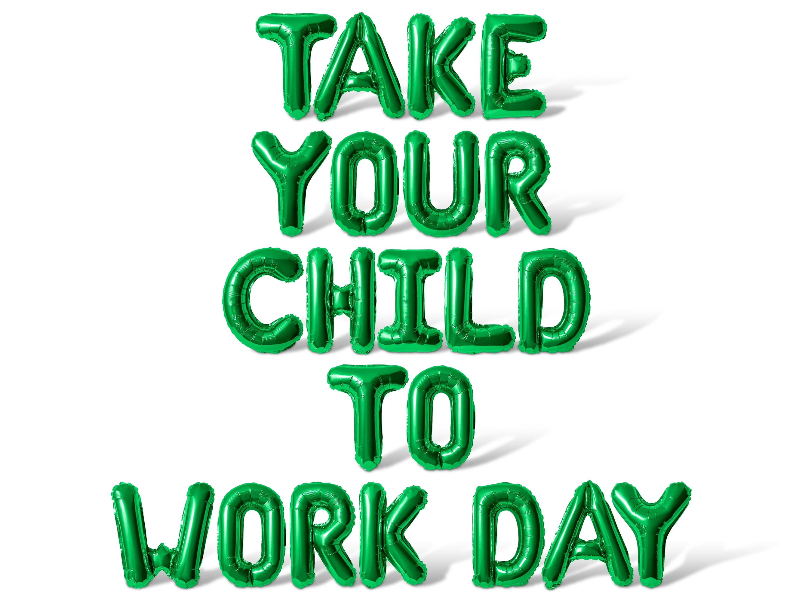 Letter Balloons - TAKE YOUR CHILD TO WORK DAY 16" Inch Alphabet Letters ...