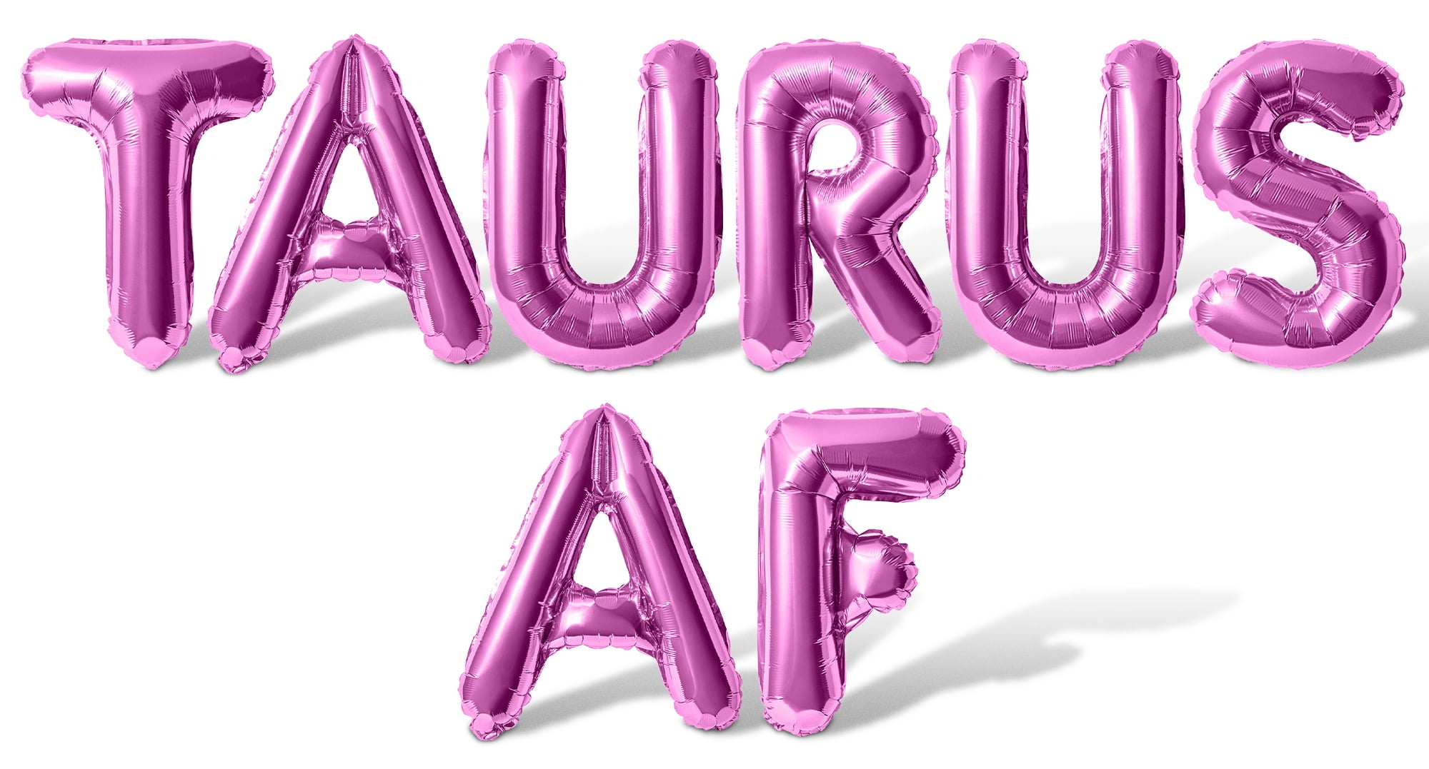 Letter Balloons - TAURUS AF 16" Inch Alphabet Letters Foil Mylar ...