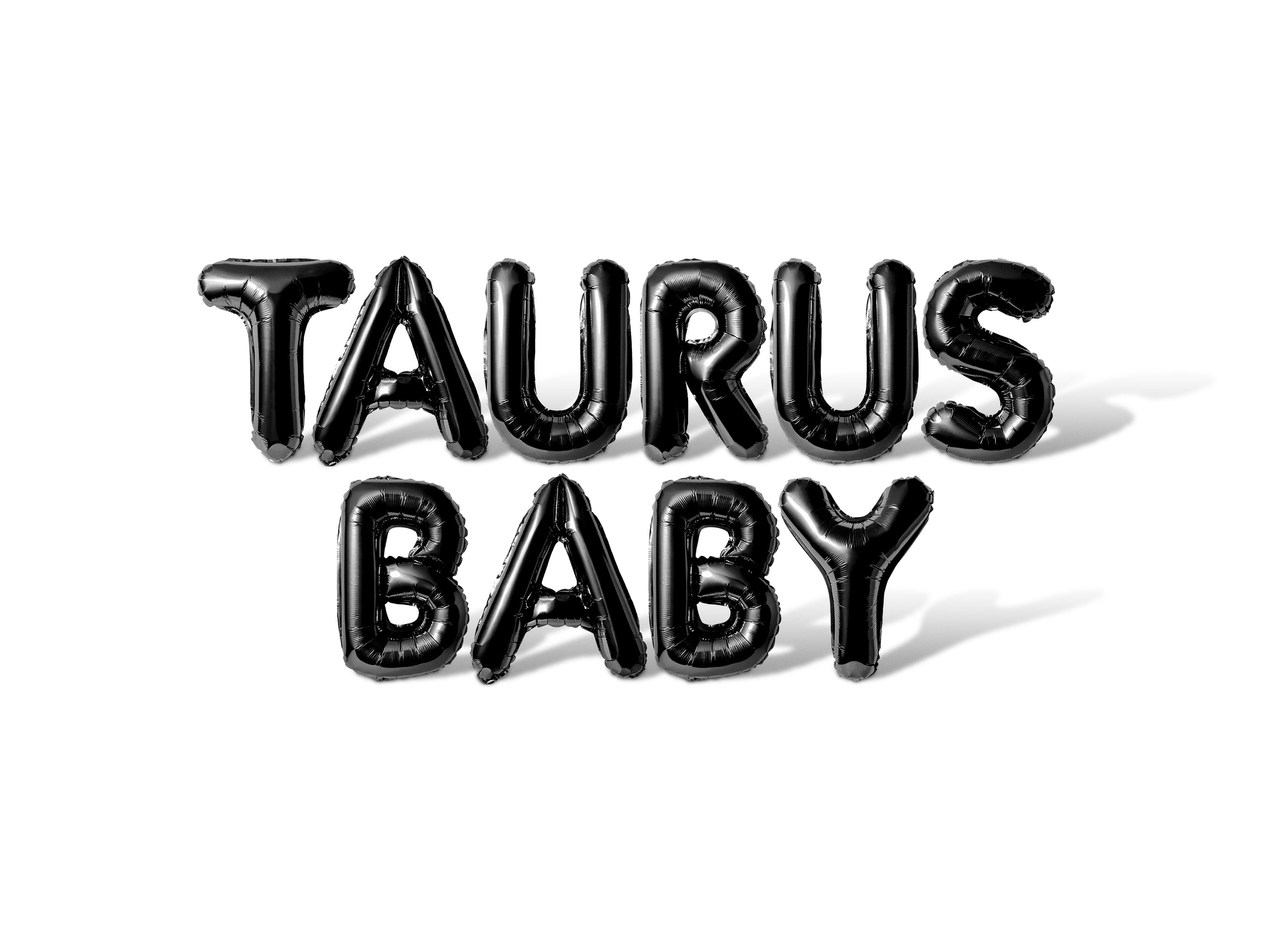 Letter Balloons - TAURUS BABY 16" Inch Alphabet Letters Foil Mylar ...