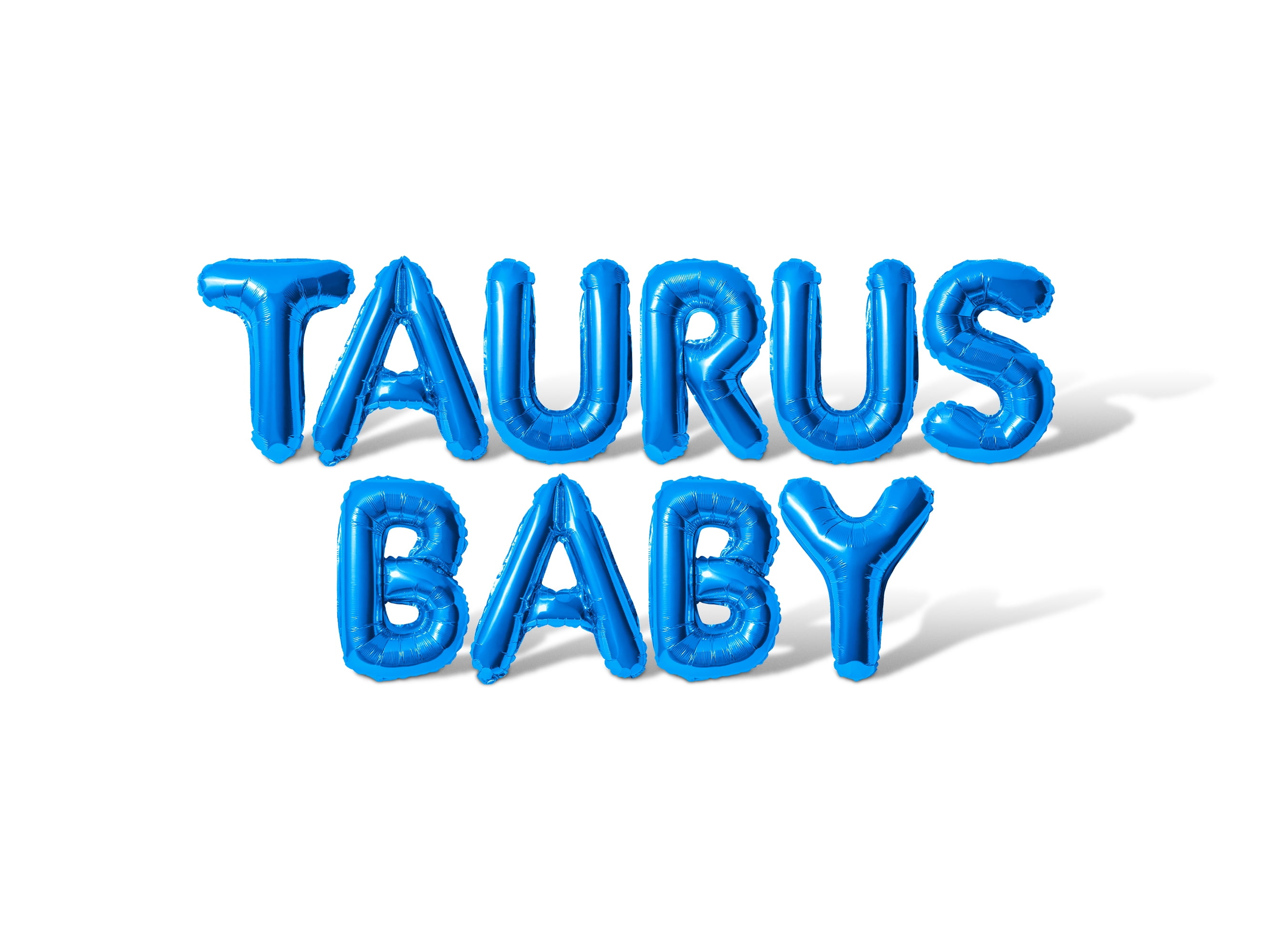 Letter Balloons - TAURUS BABY 16" Inch Alphabet Letters Foil Mylar ...