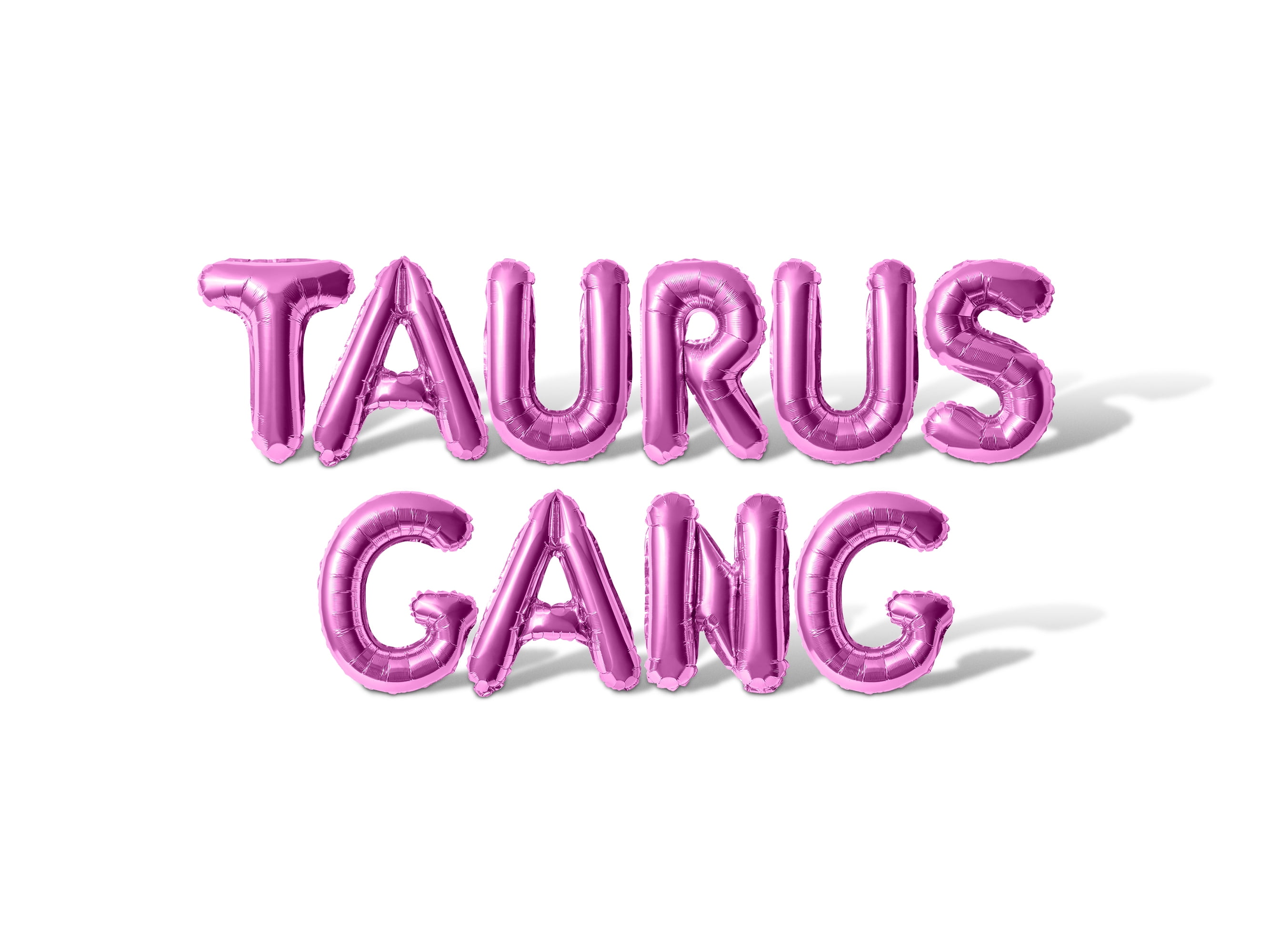 Letter Balloons - TAURUS GANG 16" Inch Alphabet Letters Foil Mylar ...