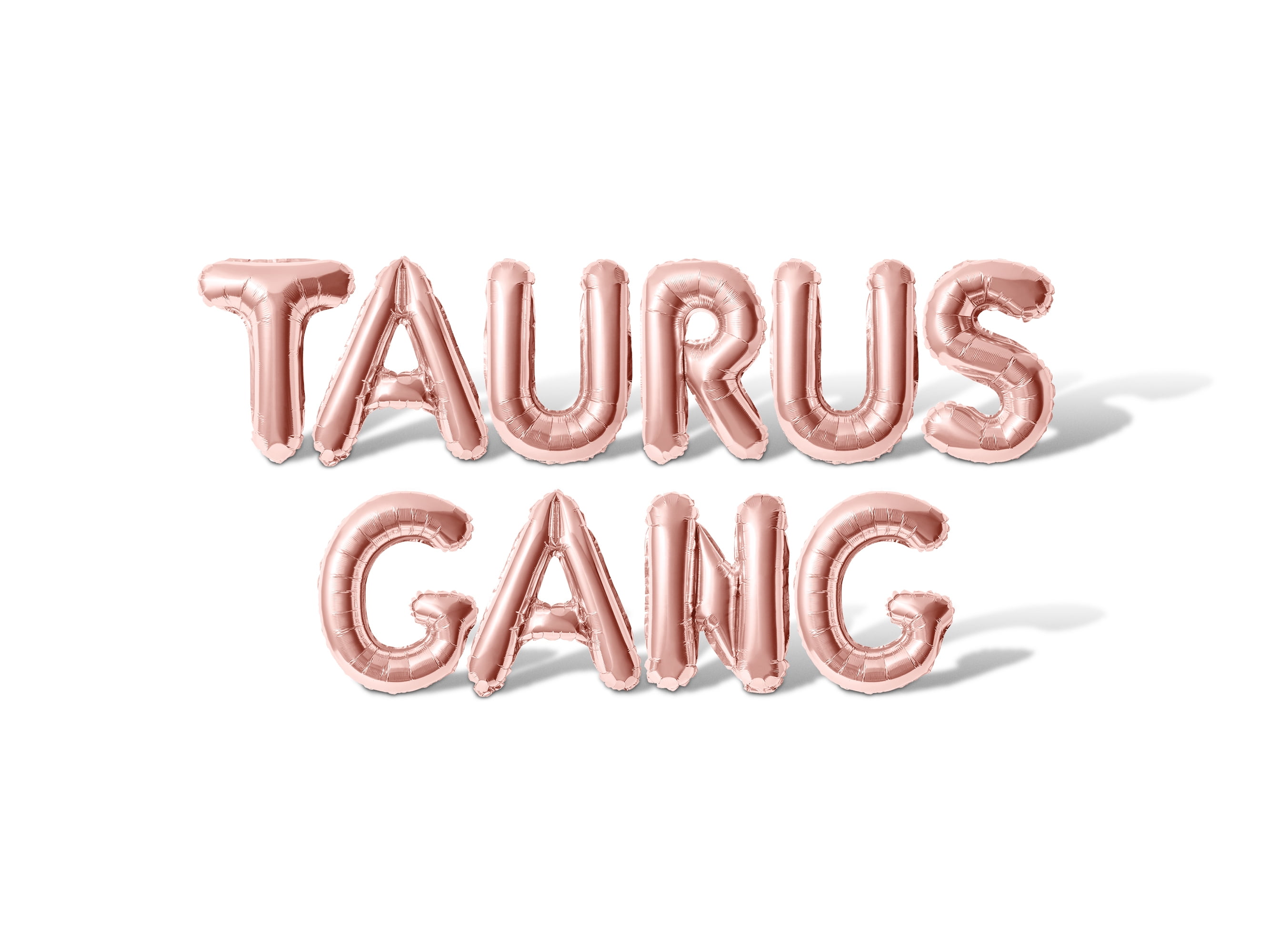 Letter Balloons - TAURUS GANG 16" Inch Alphabet Letters Foil Mylar ...