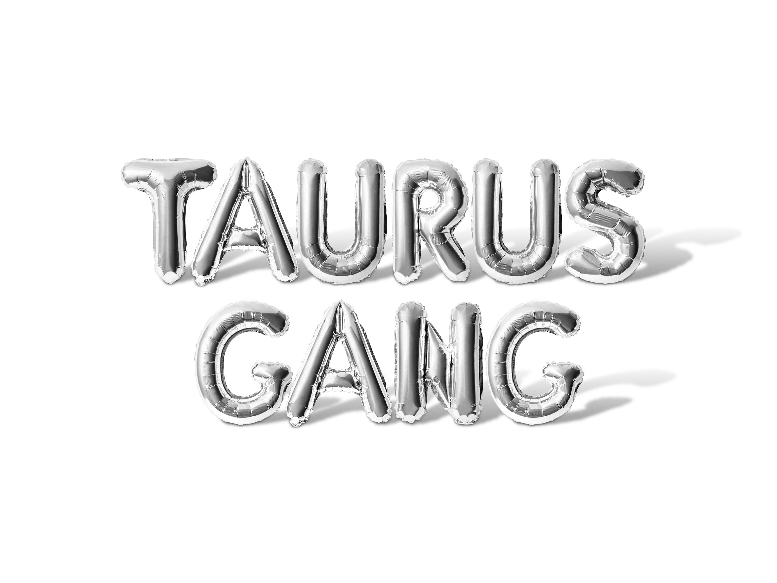 Letter Balloons - TAURUS GANG 16" Inch Alphabet Letters Foil Mylar ...
