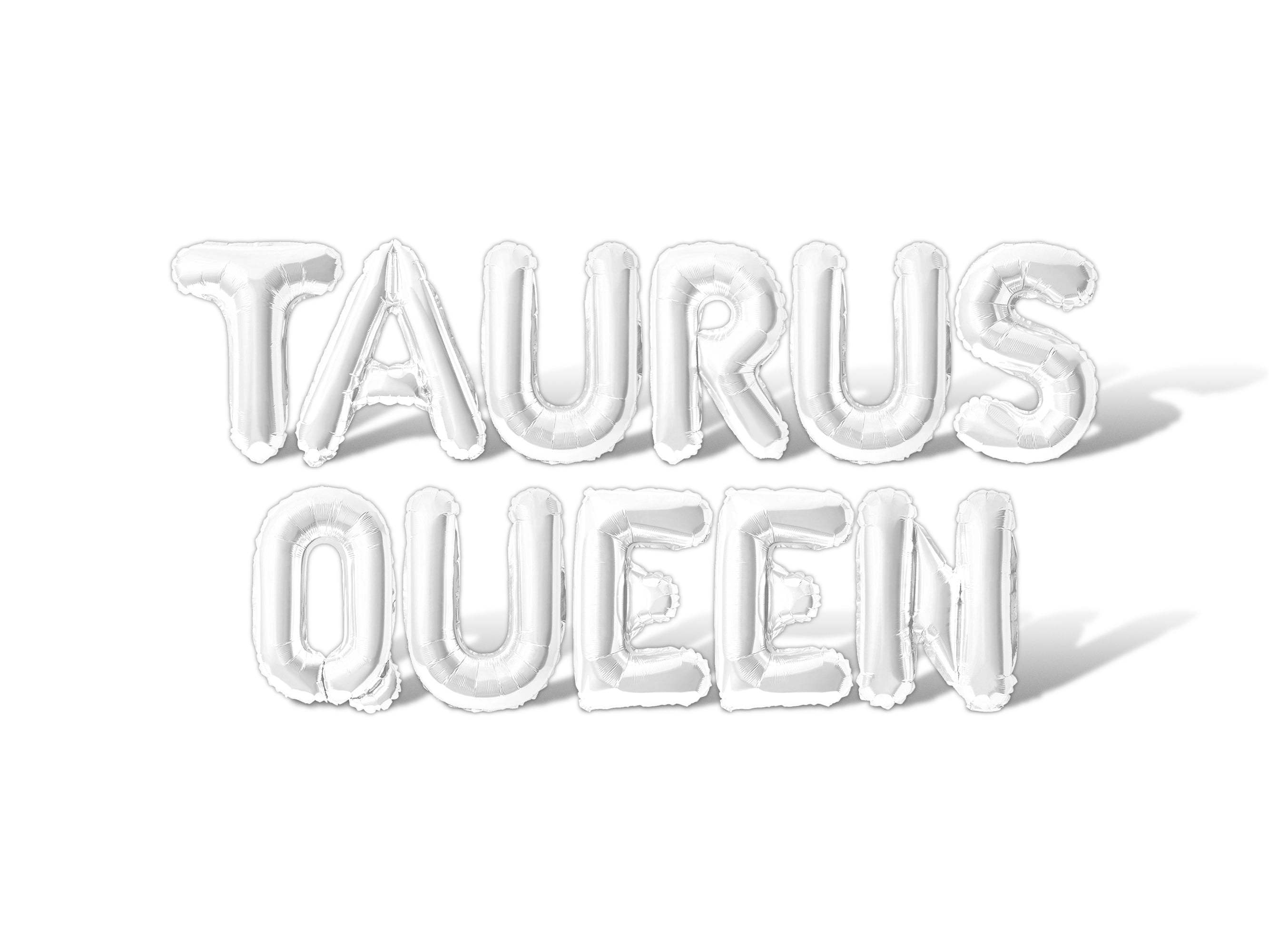 Letter Balloons - TAURUS QUEEN 16" Inch Alphabet Letters Foil Mylar ...