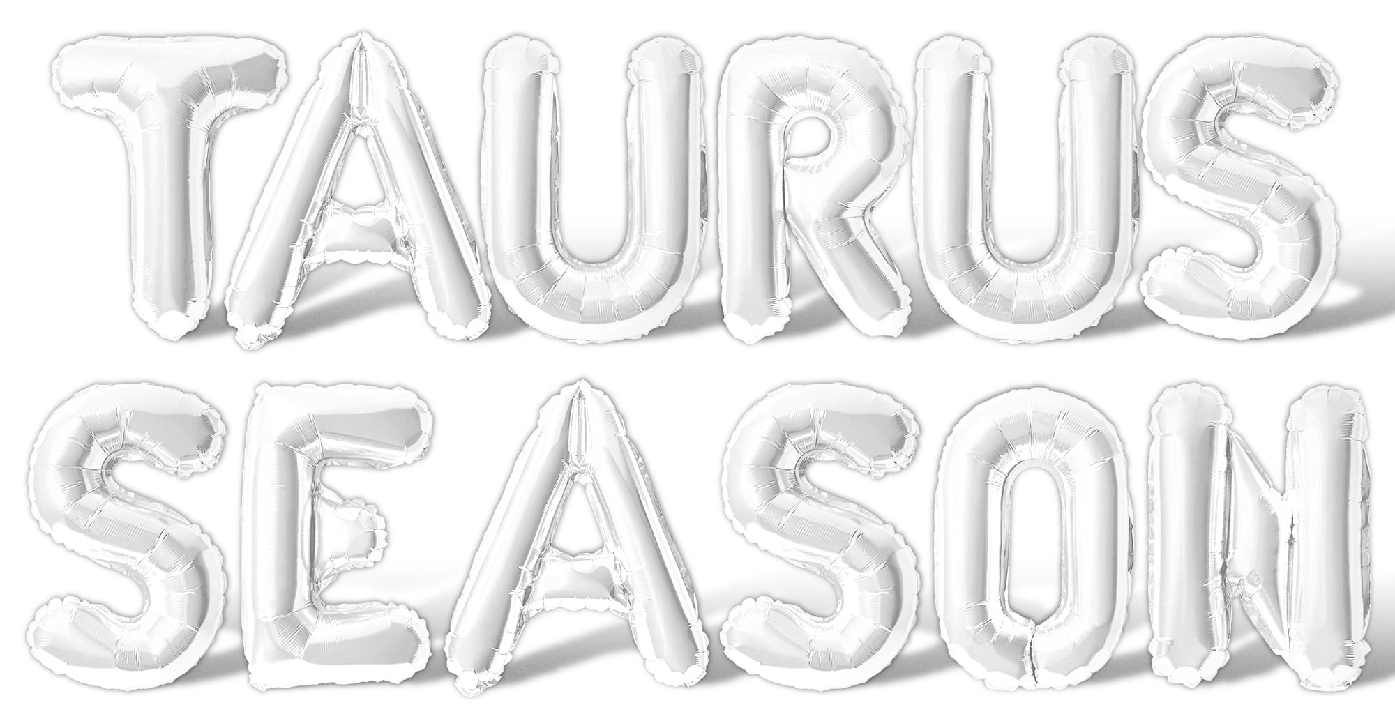 Letter Balloons - TAURUS SEASON 16" Inch Alphabet Letters Foil Mylar ...