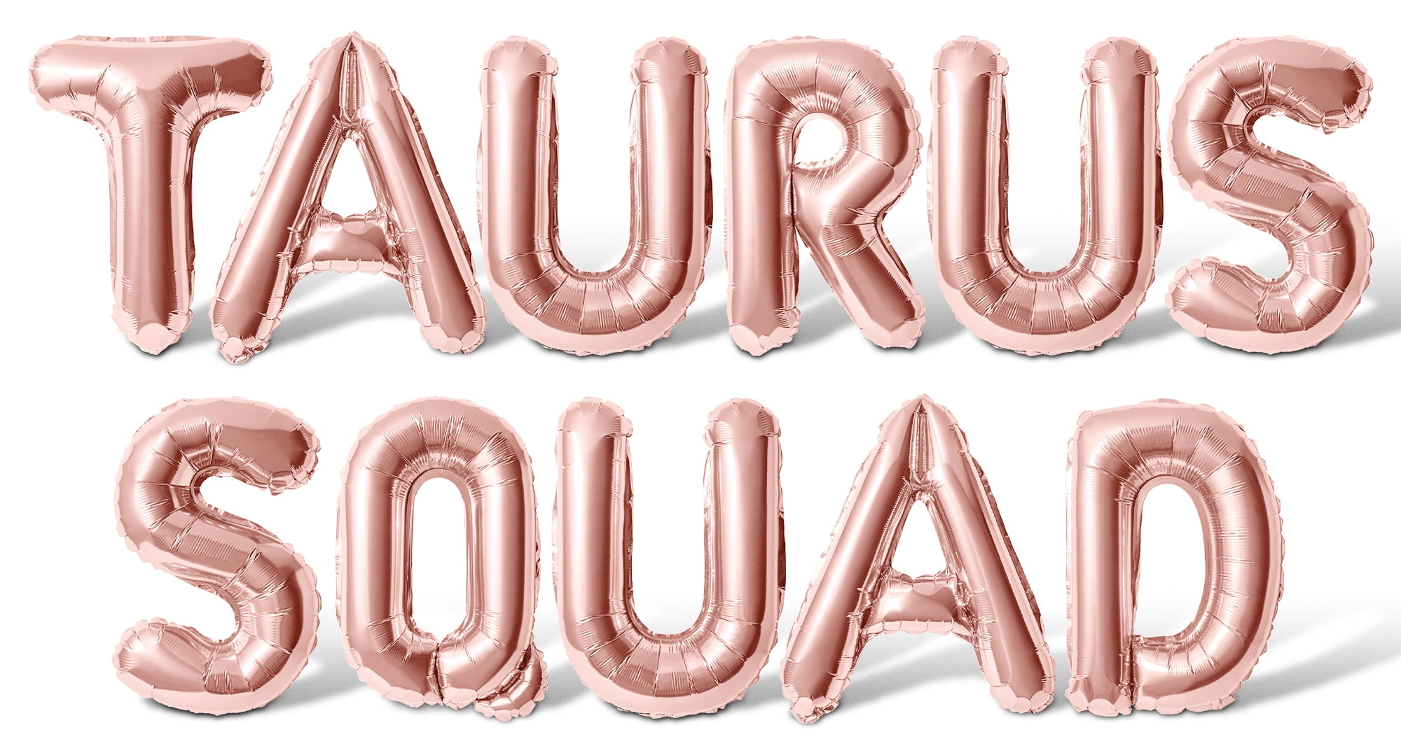 Letter Balloons - TAURUS SQUAD 16" Inch Alphabet Letters Foil Mylar Balloon Taurus Birthday ...