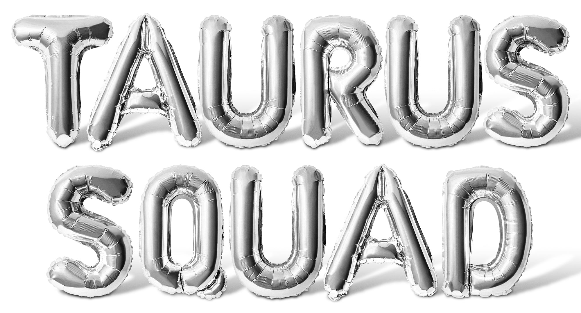 Letter Balloons - TAURUS SQUAD 16" Inch Alphabet Letters Foil Mylar ...