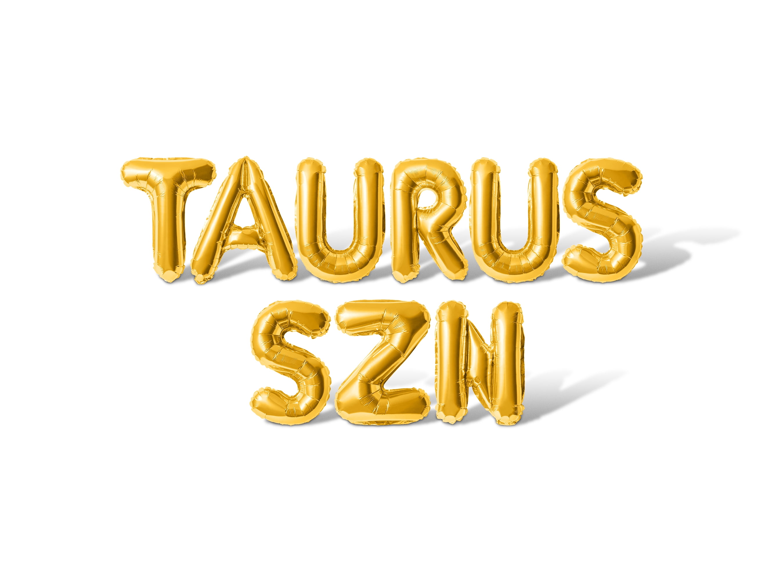 Letter Balloons - TAURUS SZN 16" Inch Alphabet Letters Foil Mylar ...