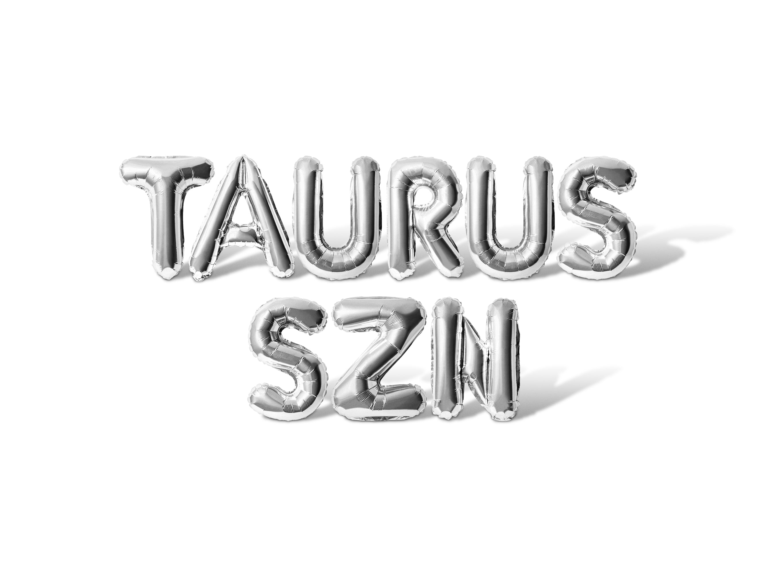 Letter Balloons - TAURUS SZN 16" Inch Alphabet Letters Foil Mylar ...
