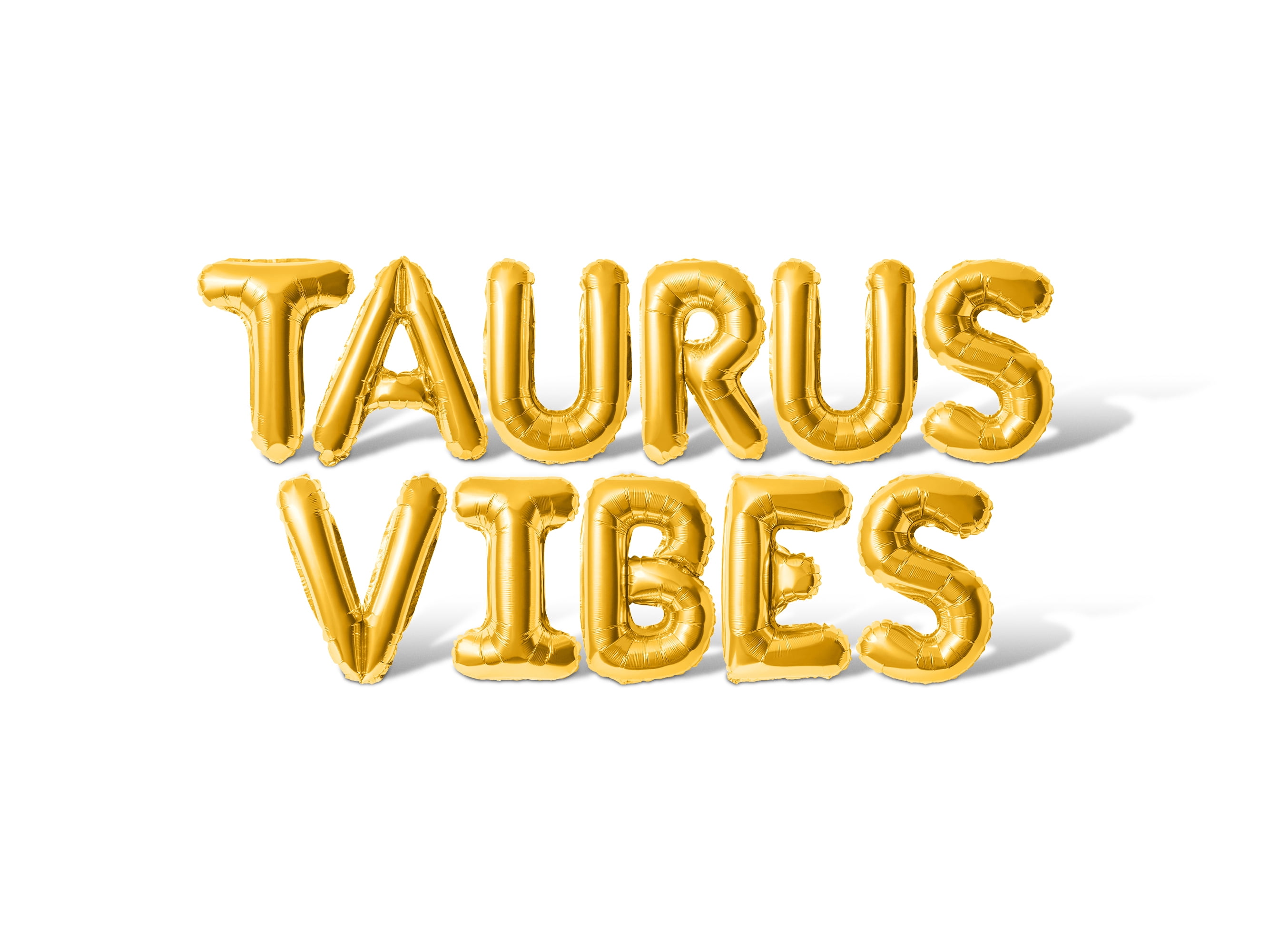 Letter Balloons - TAURUS VIBES 16" Inch Alphabet Letters Foil Mylar ...