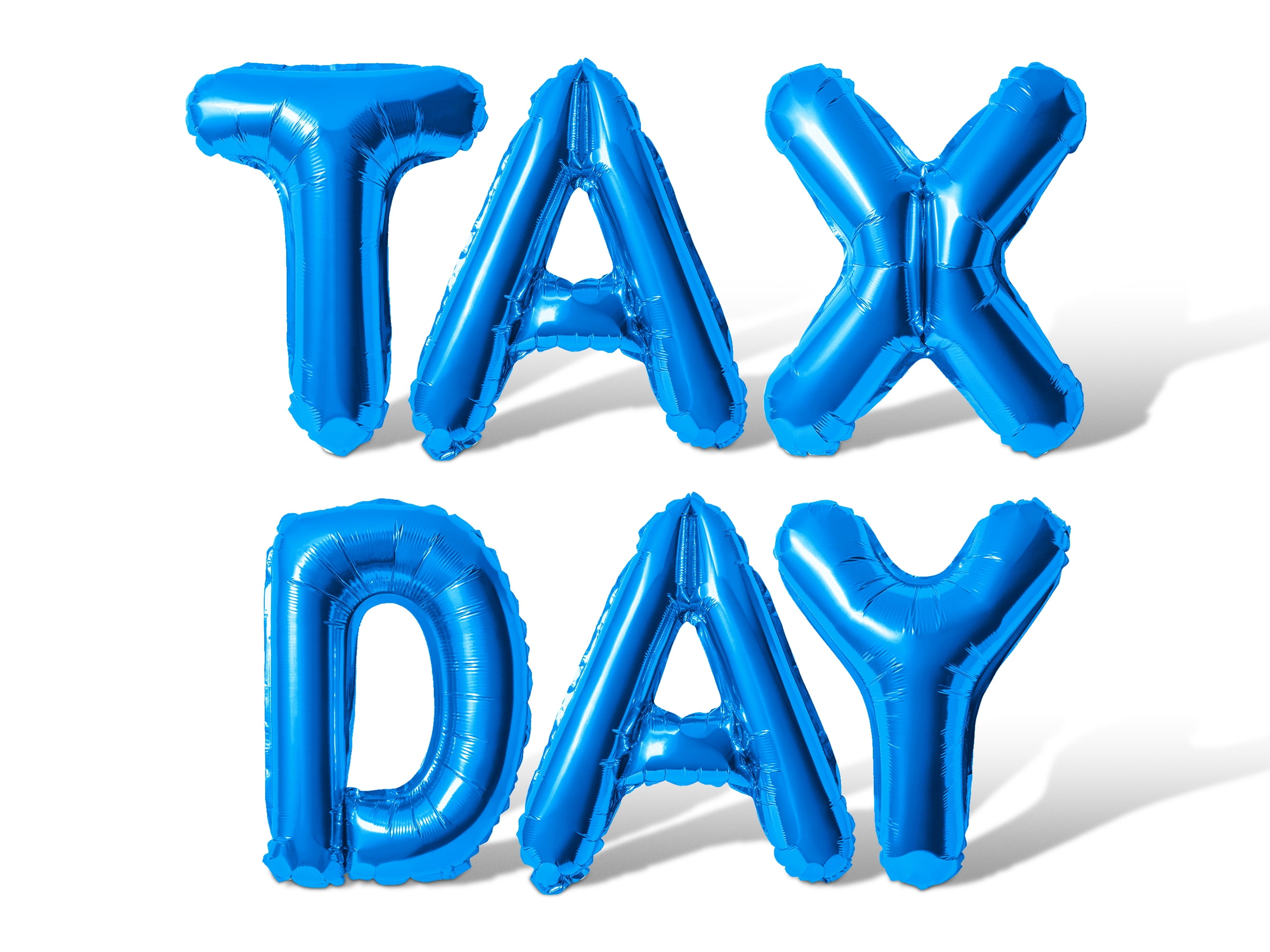 Letter Balloons - TAX DAY 16" Inch Alphabet Letters Foil Mylar Balloon ...