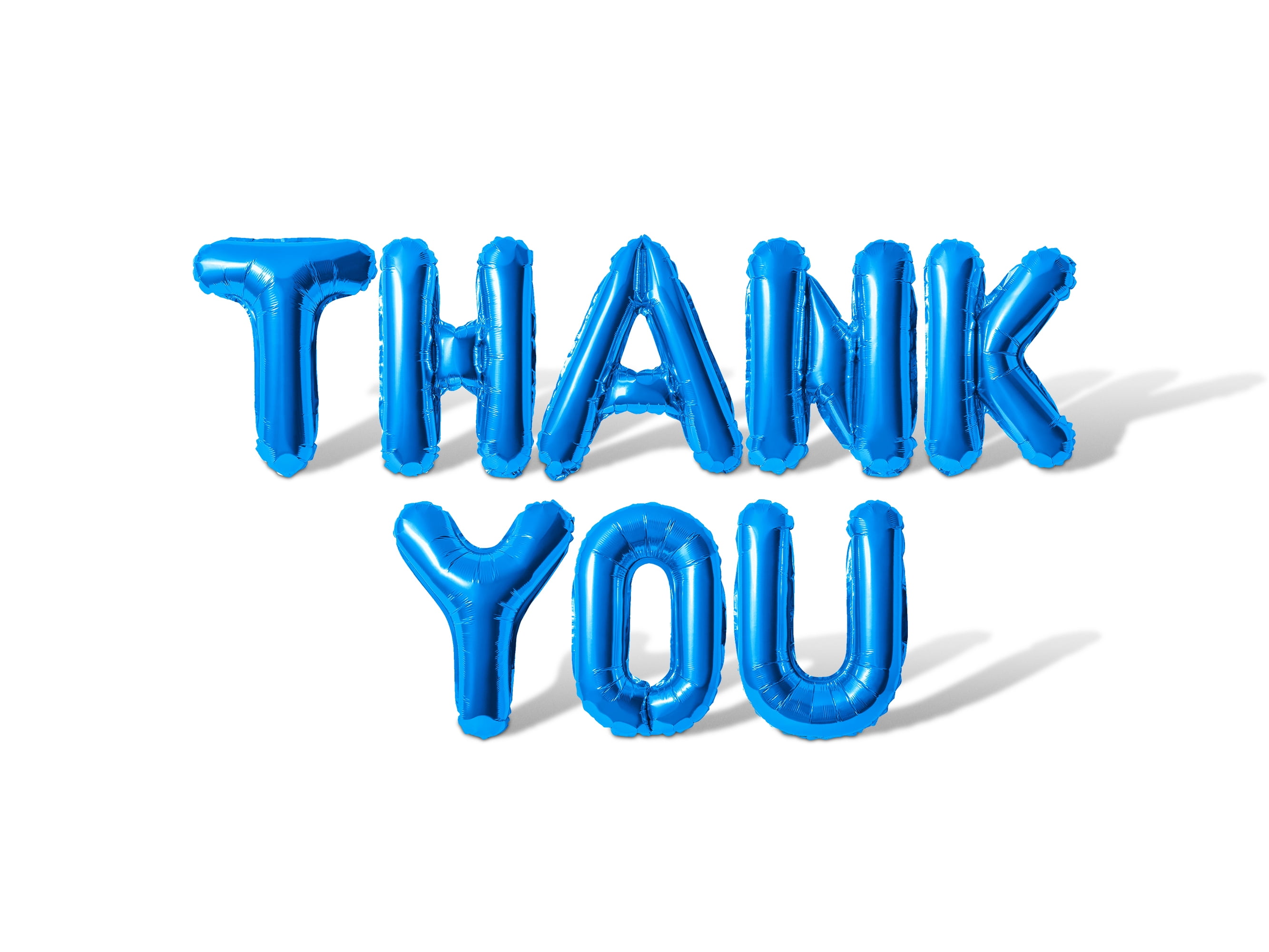 Letter Balloons - THANK YOU 16" Inch Alphabet Letters Foil Mylar ...