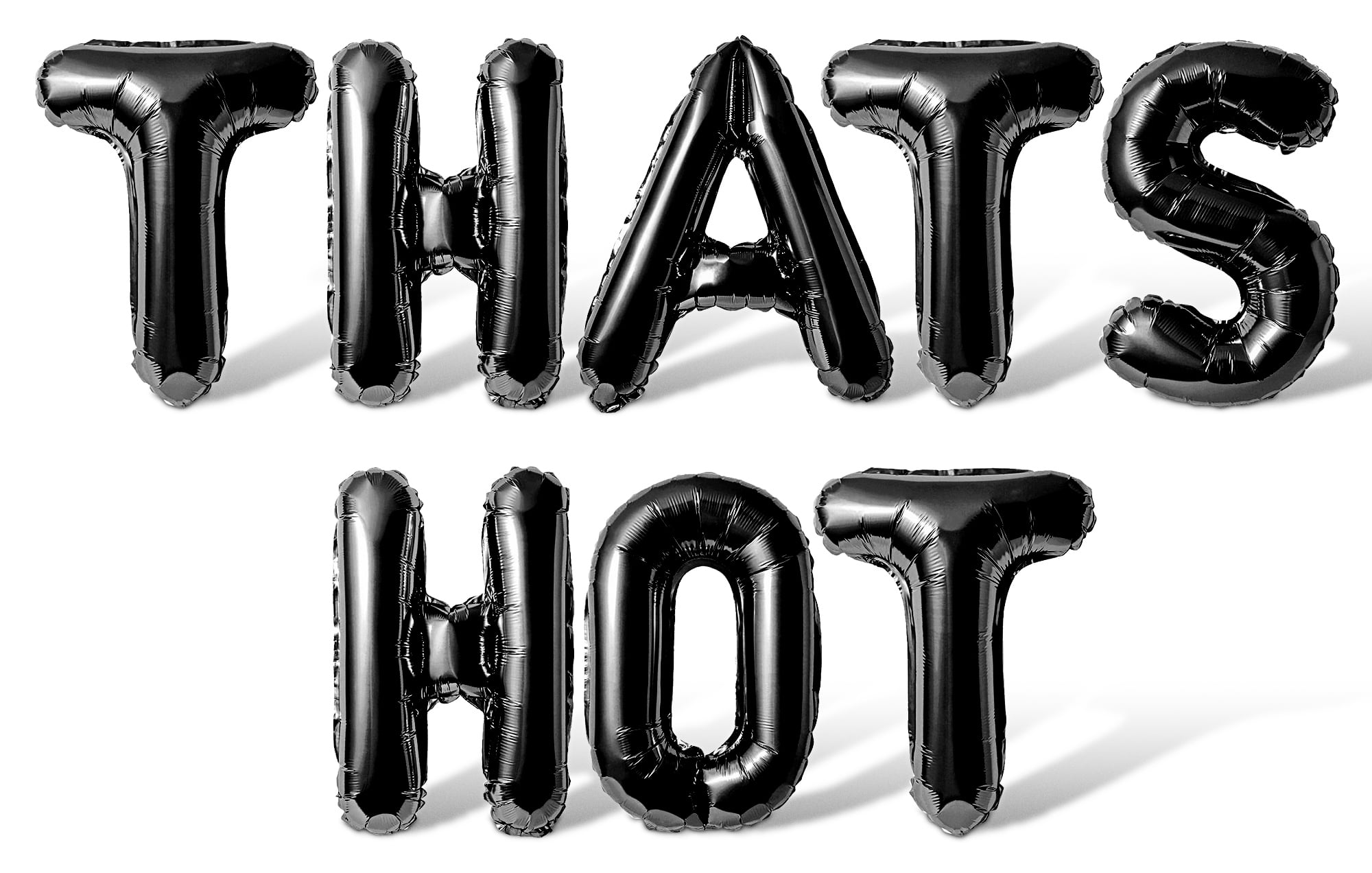 Letter Balloons - THATS HOT 16" Inch Alphabet Letters Foil Mylar ...