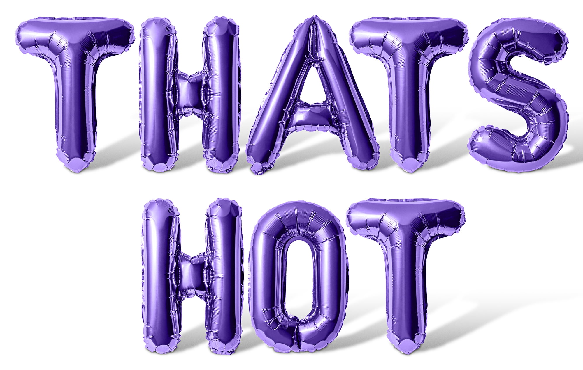 Letter Balloons - THATS HOT 16" Inch Alphabet Letters Foil Mylar ...
