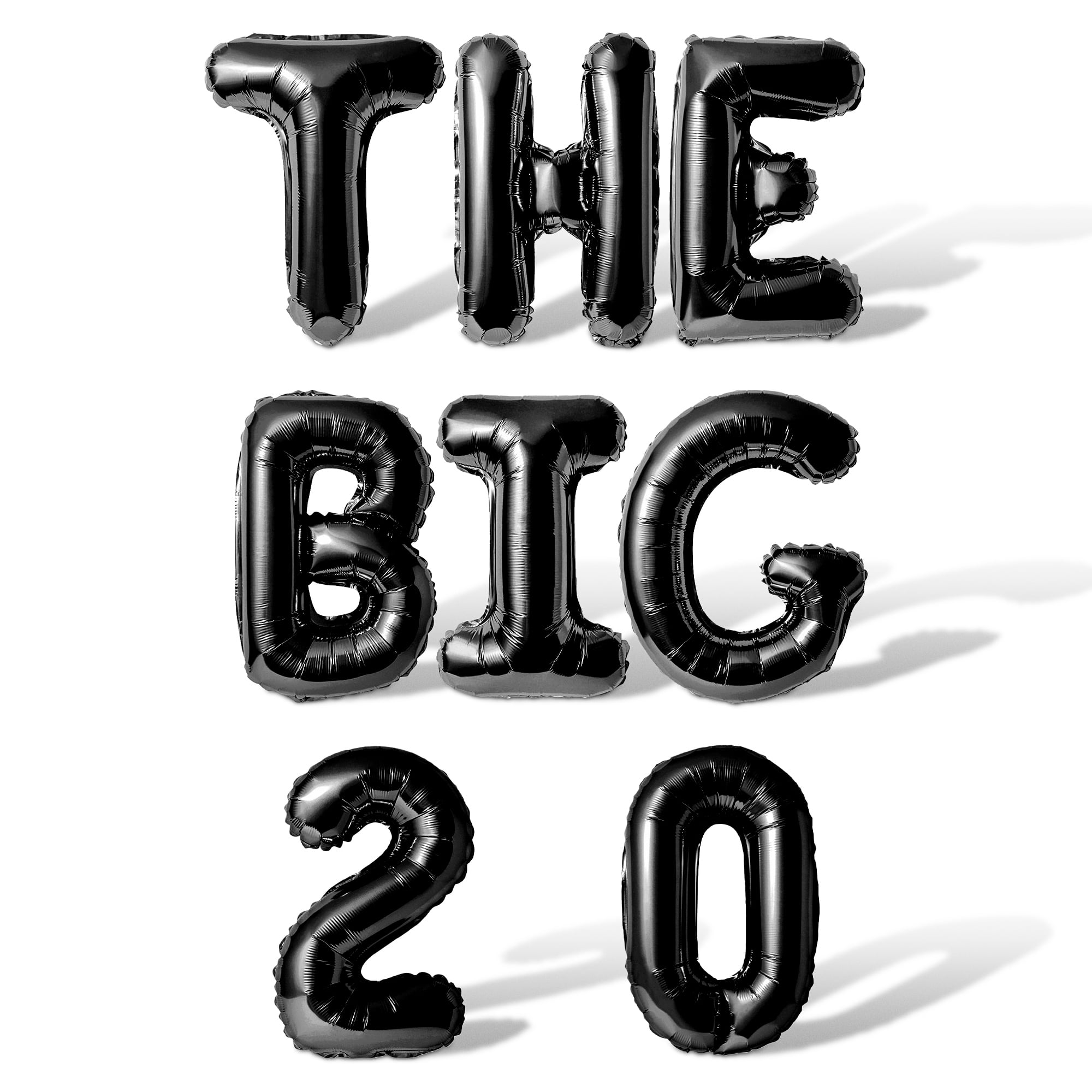Letter Balloons - THE BIG 2 0 16" Inch Alphabet Letters Foil Mylar ...