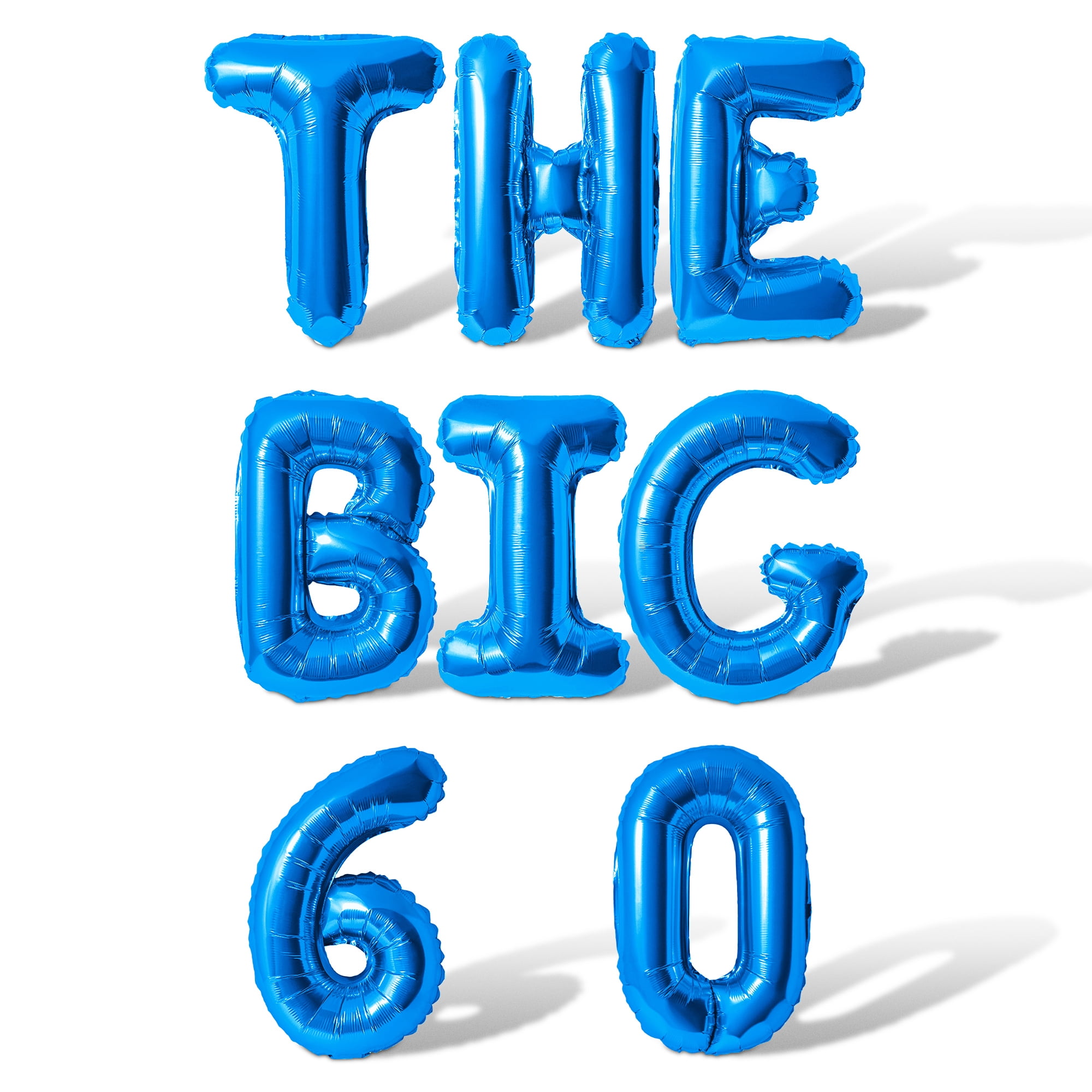 Letter Balloons - THE BIG 6 0 16" Inch Alphabet Letters Foil Mylar ...