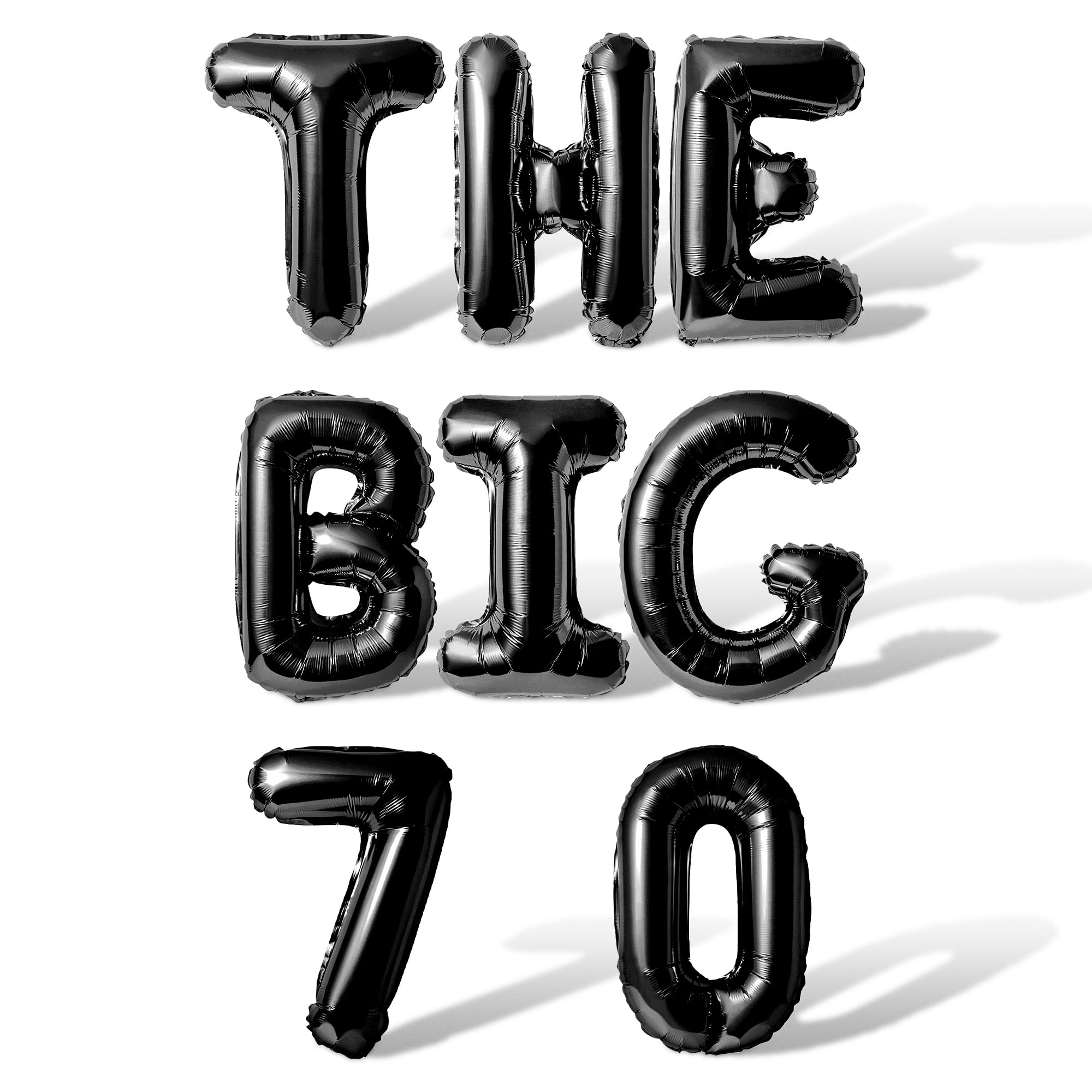 Letter Balloons - THE BIG 7 0 16" Inch Alphabet Letters Foil Mylar ...