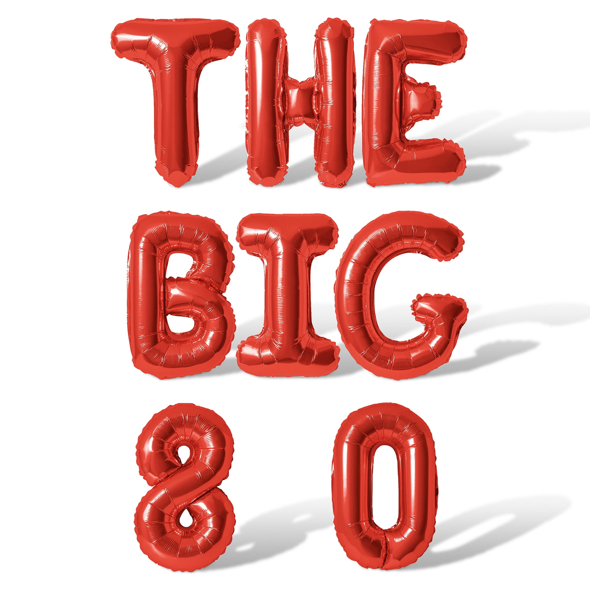 Letter Balloons - THE BIG 8 0 16" Inch Alphabet Letters Foil Mylar ...