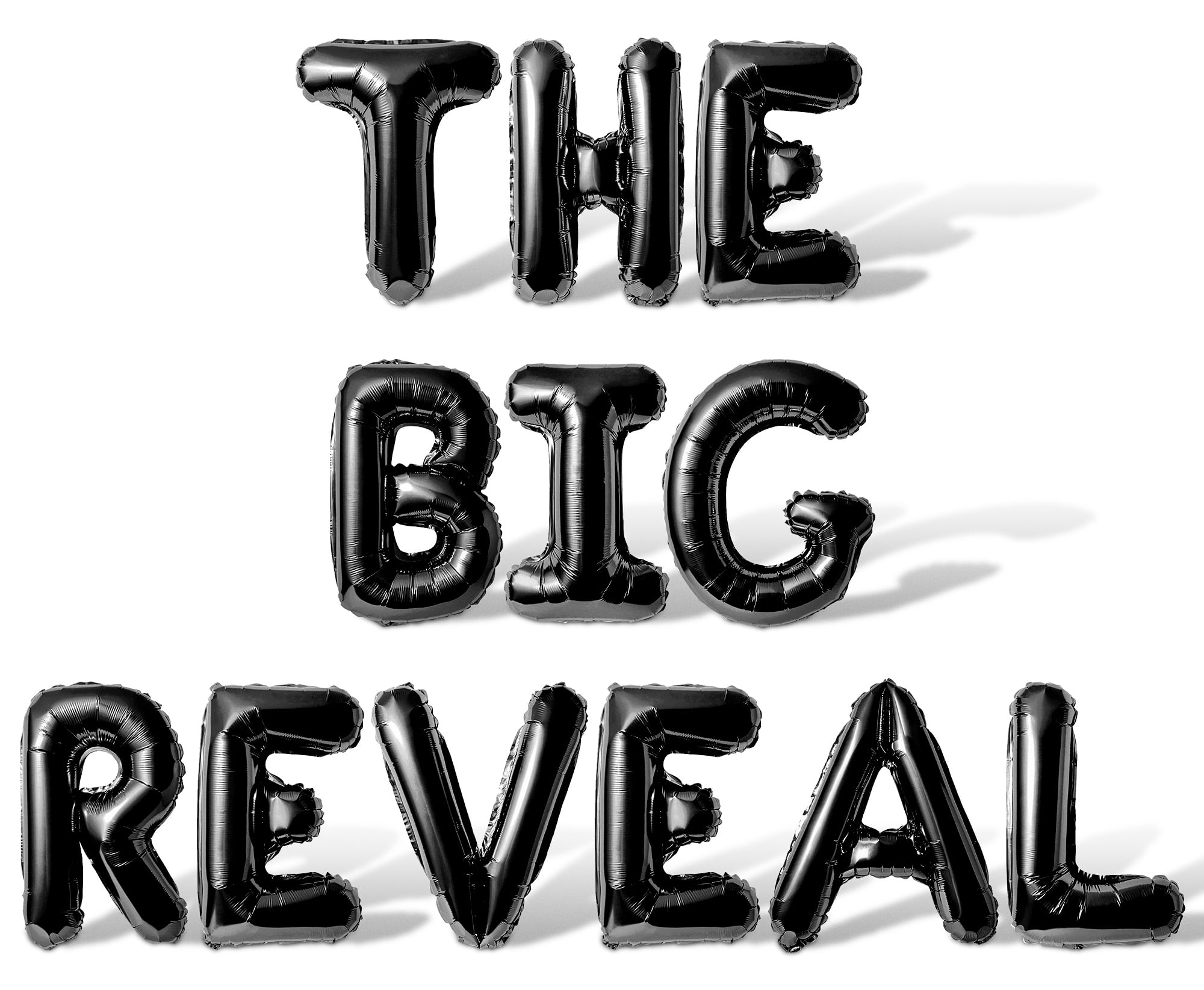 Letter Balloons - THE BIG REVEAL 16" Inch Alphabet Letters Foil Mylar ...