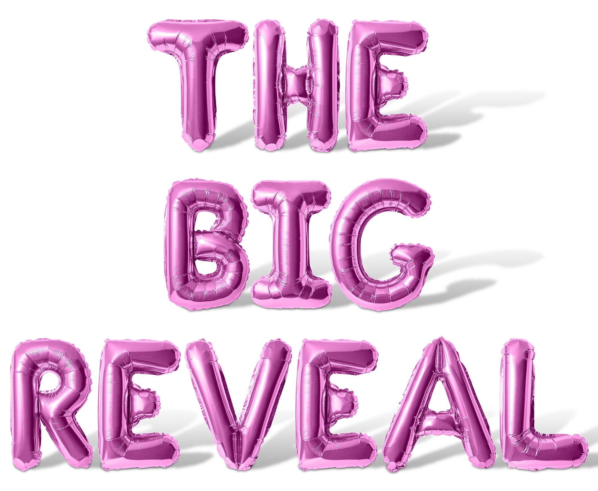 Letter Balloons - THE BIG REVEAL 16" Inch Alphabet Letters Foil Mylar ...